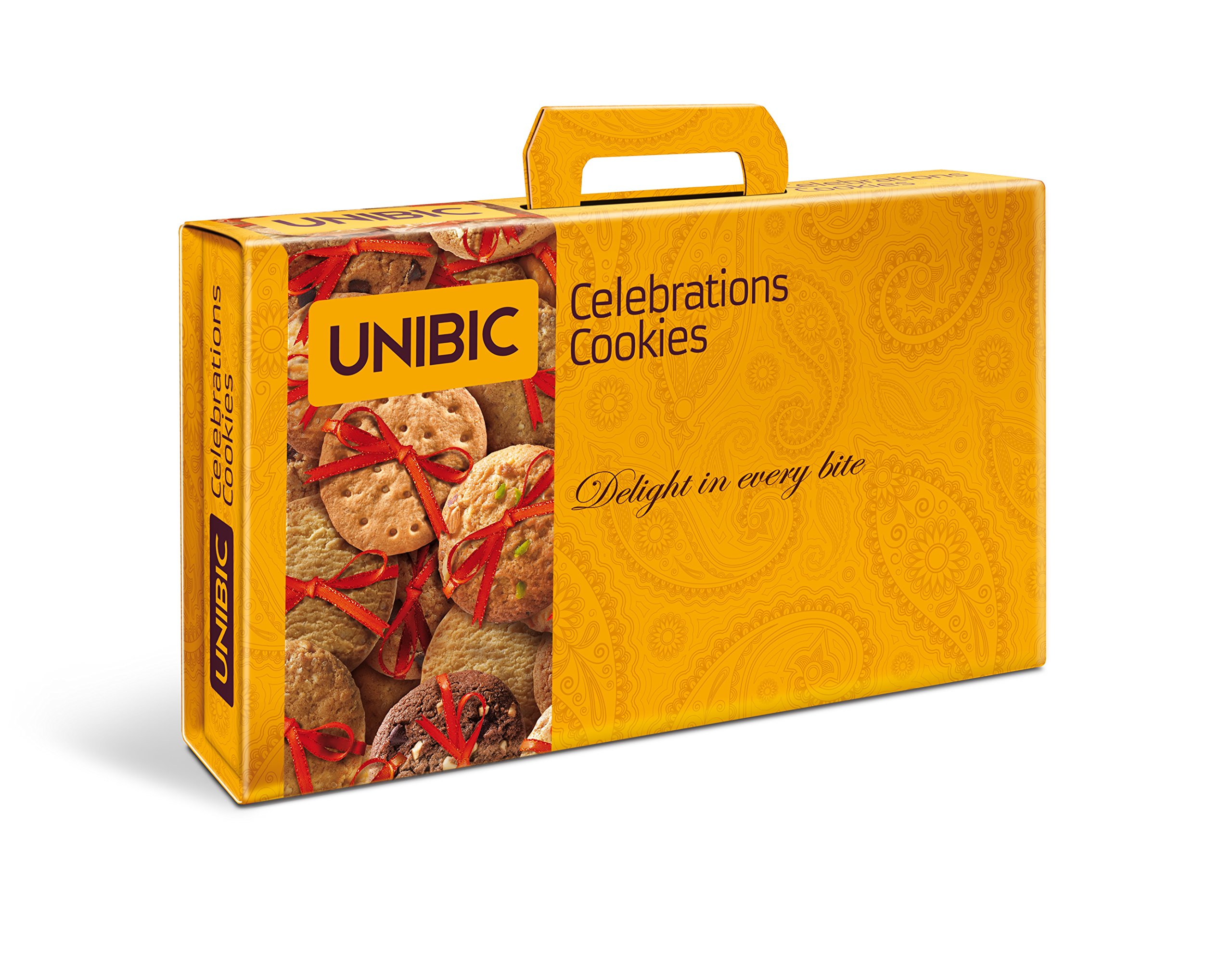 Unibic Celebrations Cookies Gift Pack 700 Grams, Choco Chip, Choco Nut ...