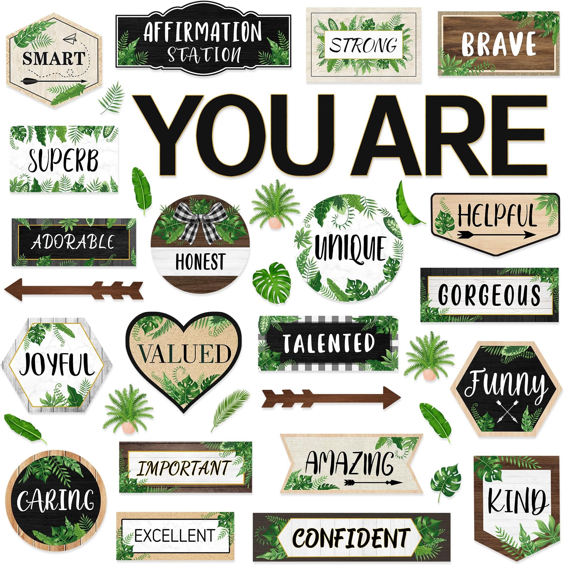 Amazon.com: Bulletin Board Decoration Plant Farmhouse Welcome Bulletin ...