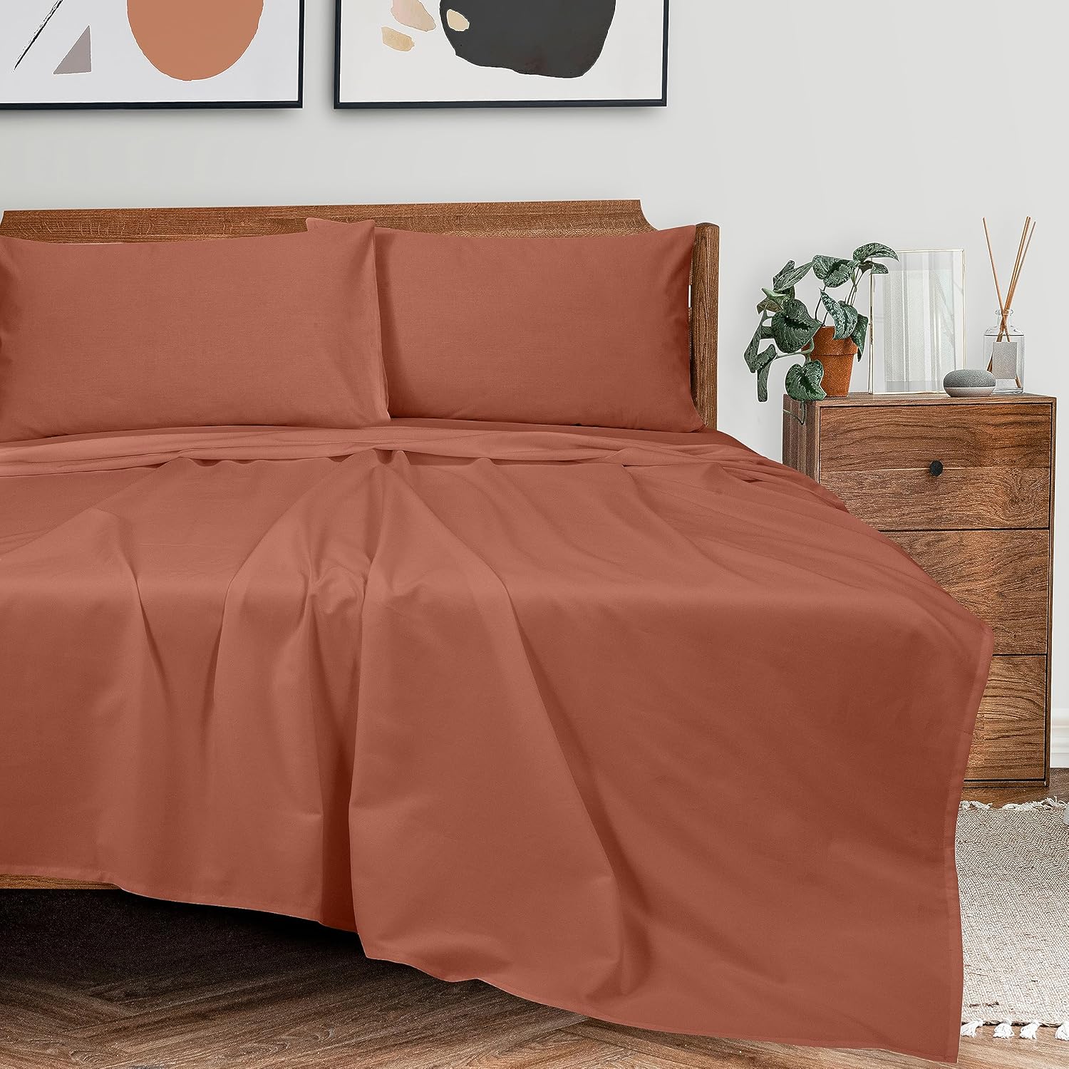 Amazon.com: ROYALE LINENS 300 Thread Count 100% Long Staple Combed ...