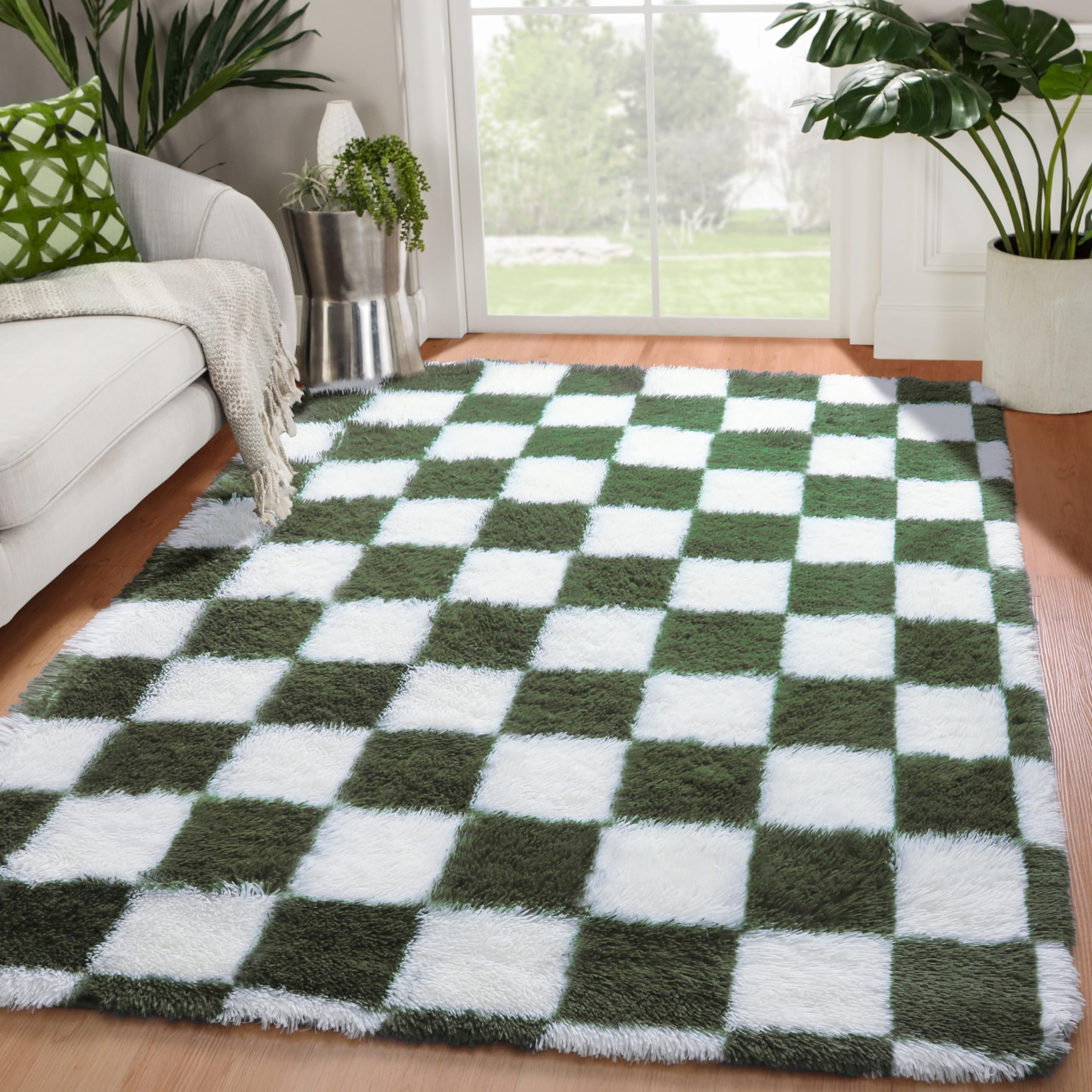 Amazon.com: KICMOR Area Rugs for Bedroom Living Room, 4x6 Soft Fluffy ...