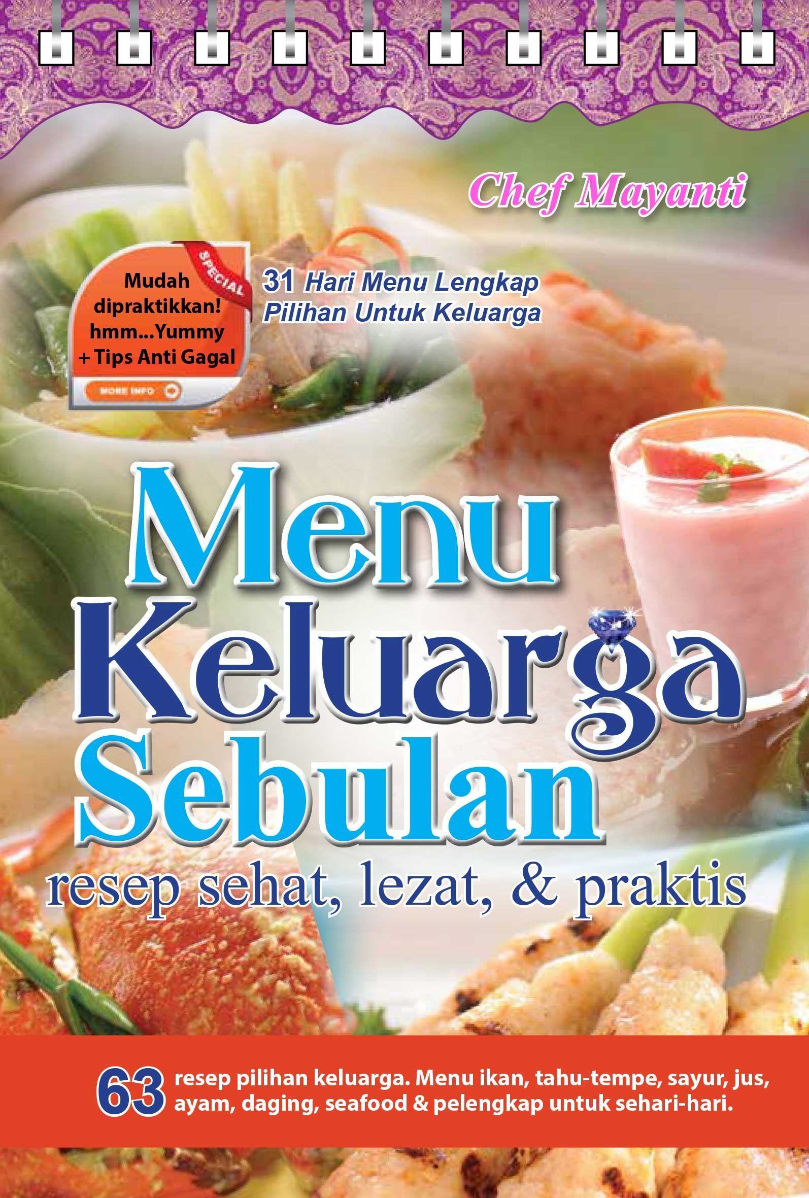 Menu Keluarga Sebulan Resep Sehat Lezat Dan Praktis 63 Resep ...