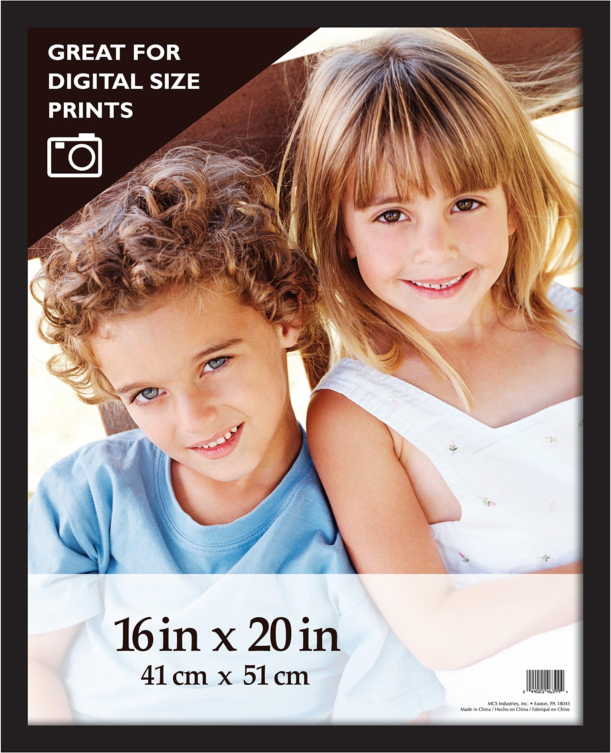 Amazon.com - VITOIVE 20x20 Frame Black With Mat 16x16 Solid Wood ...