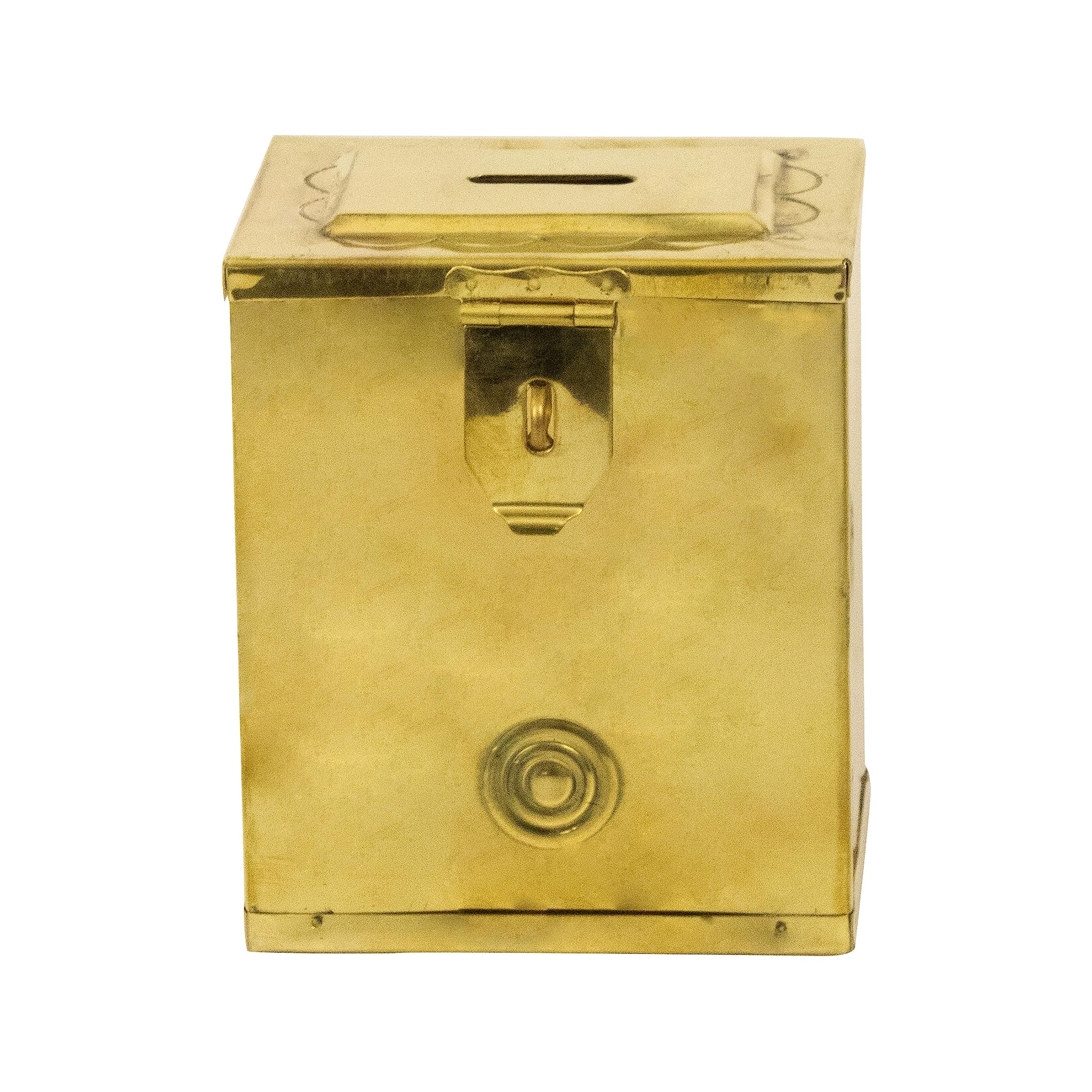 Spillbox Traditional Handicrafted Brass Piggy Bank Money box | Brass ...