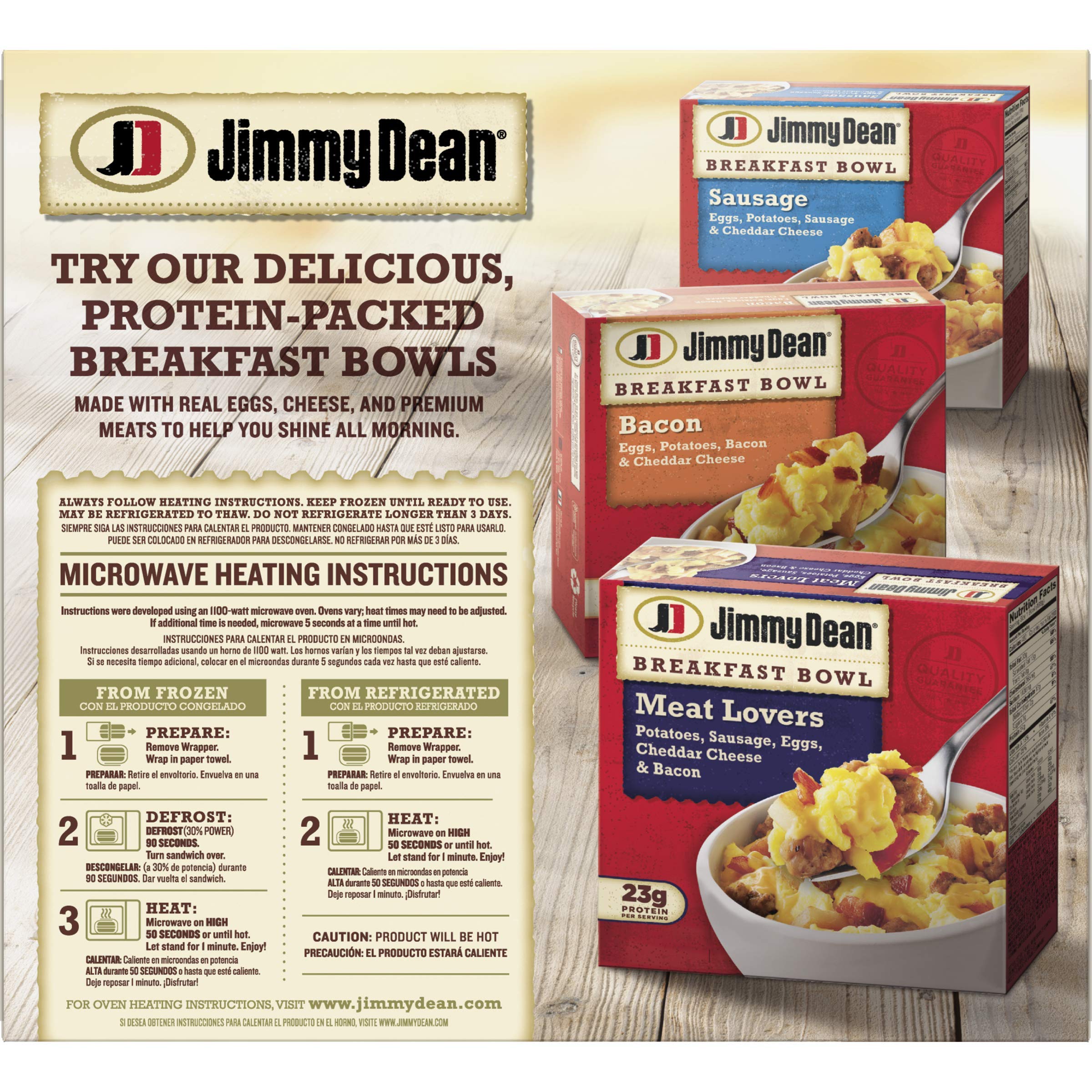 Jimmy Dean Frozen Breakfast Sandwiches