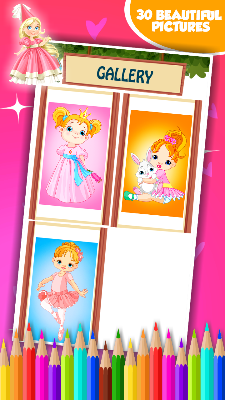 Little Princess Coloring Book - App on Amazon Appstore
