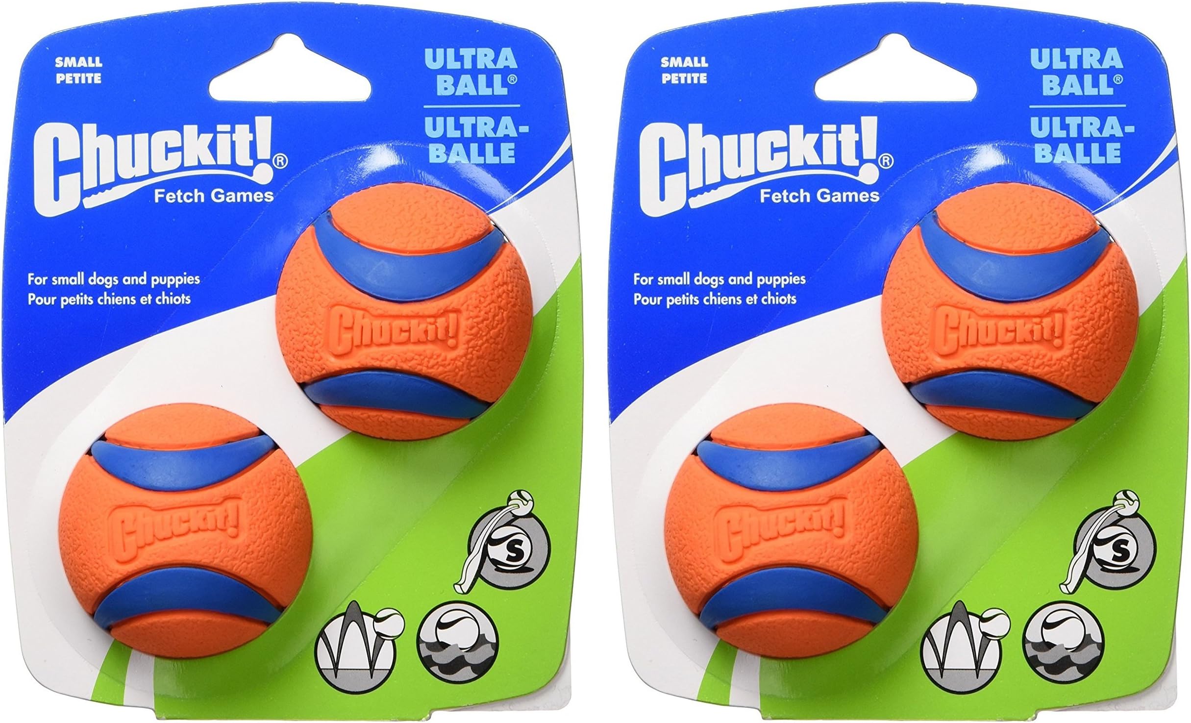 Pet Supplies : Chuckit! Ultra Ball Small 2" 2 Pack (2 Pc in each pack ...
