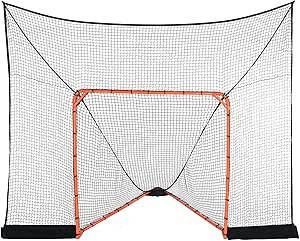 Amazon.com : VEVOR Hockey Lacrosse Goal Net Backstop with Extended ...