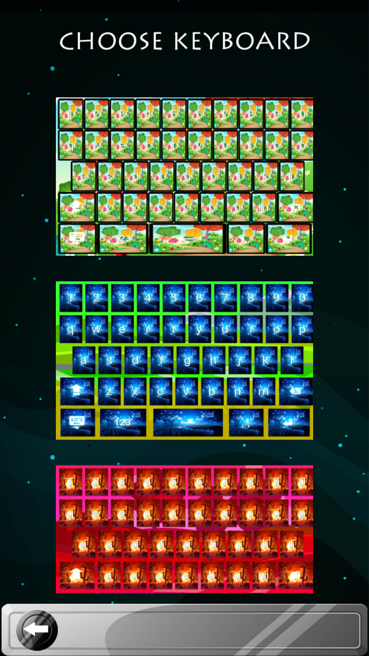 Colored Landscape Keyboards - App on the Amazon Appstore