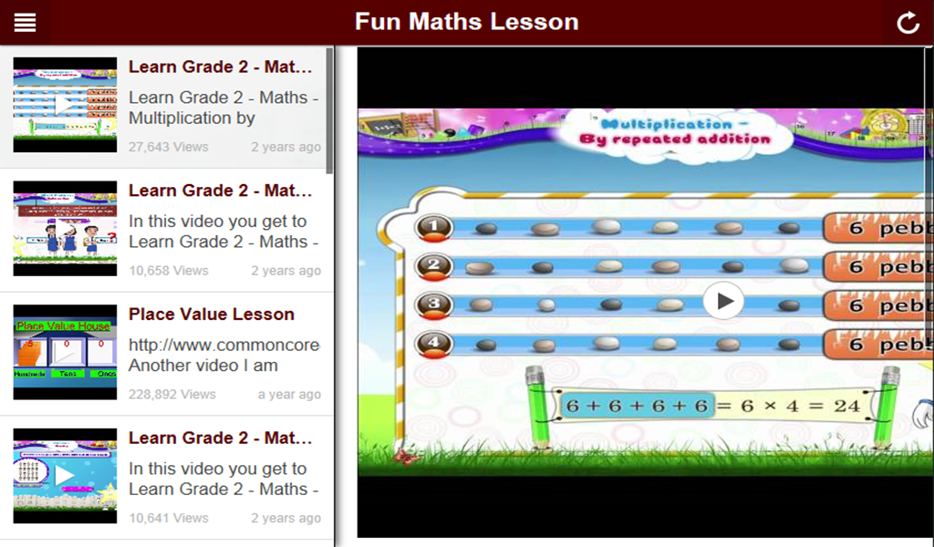 Fun Maths Lessons - Grade 1,2,3,4,5,6,7 - App on the Amazon Appstore