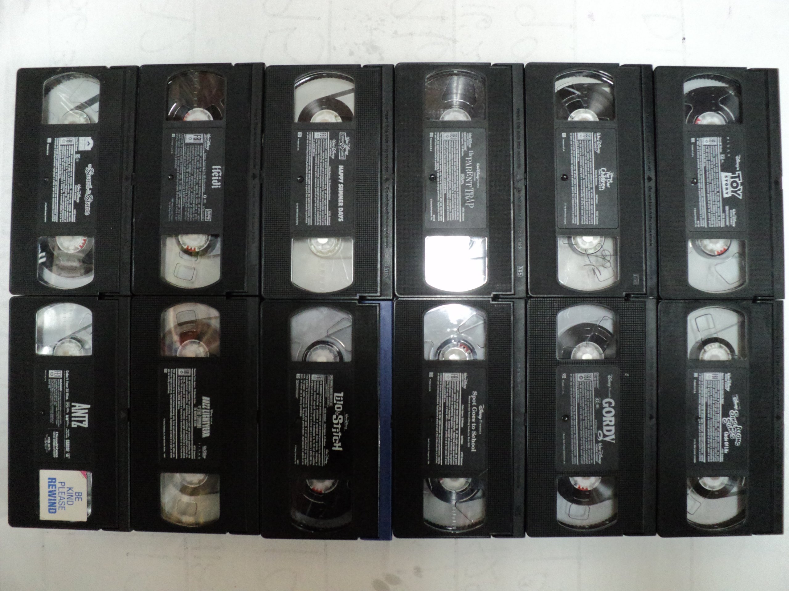 Disney And Other 12 Pack Vhs Movies Walt Disney Buzz | Desertcart INDIA