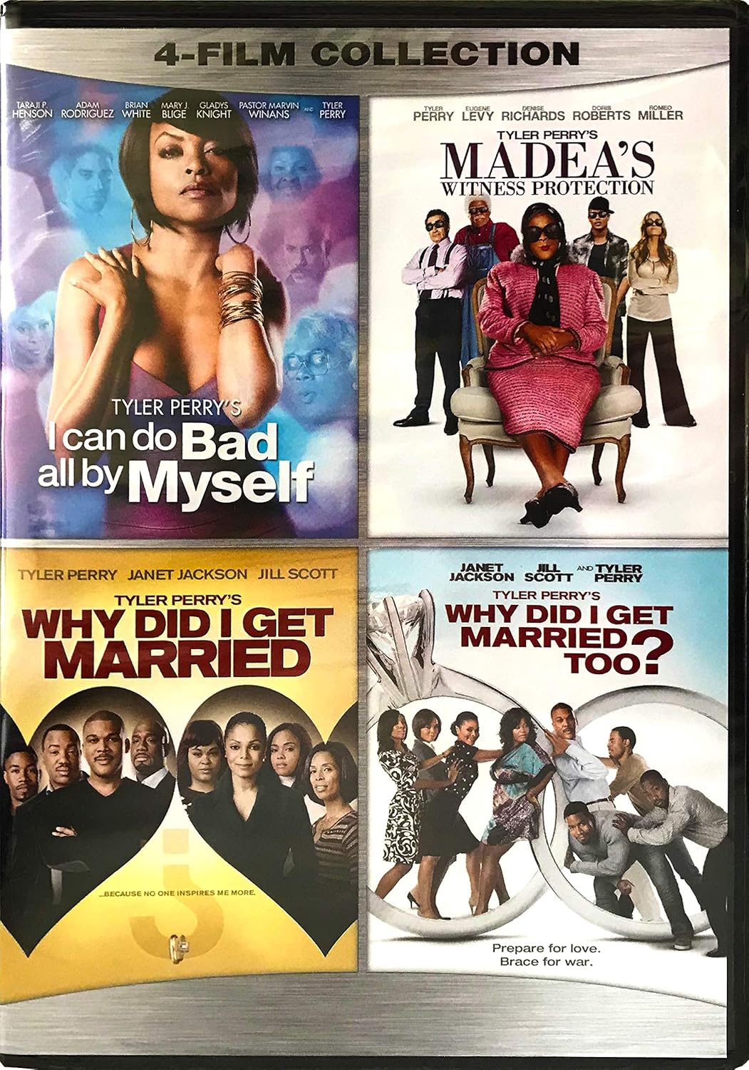 Tyler Perry 4 Film Collection DVD - I Can Do Bad All by Myself / Madea ...