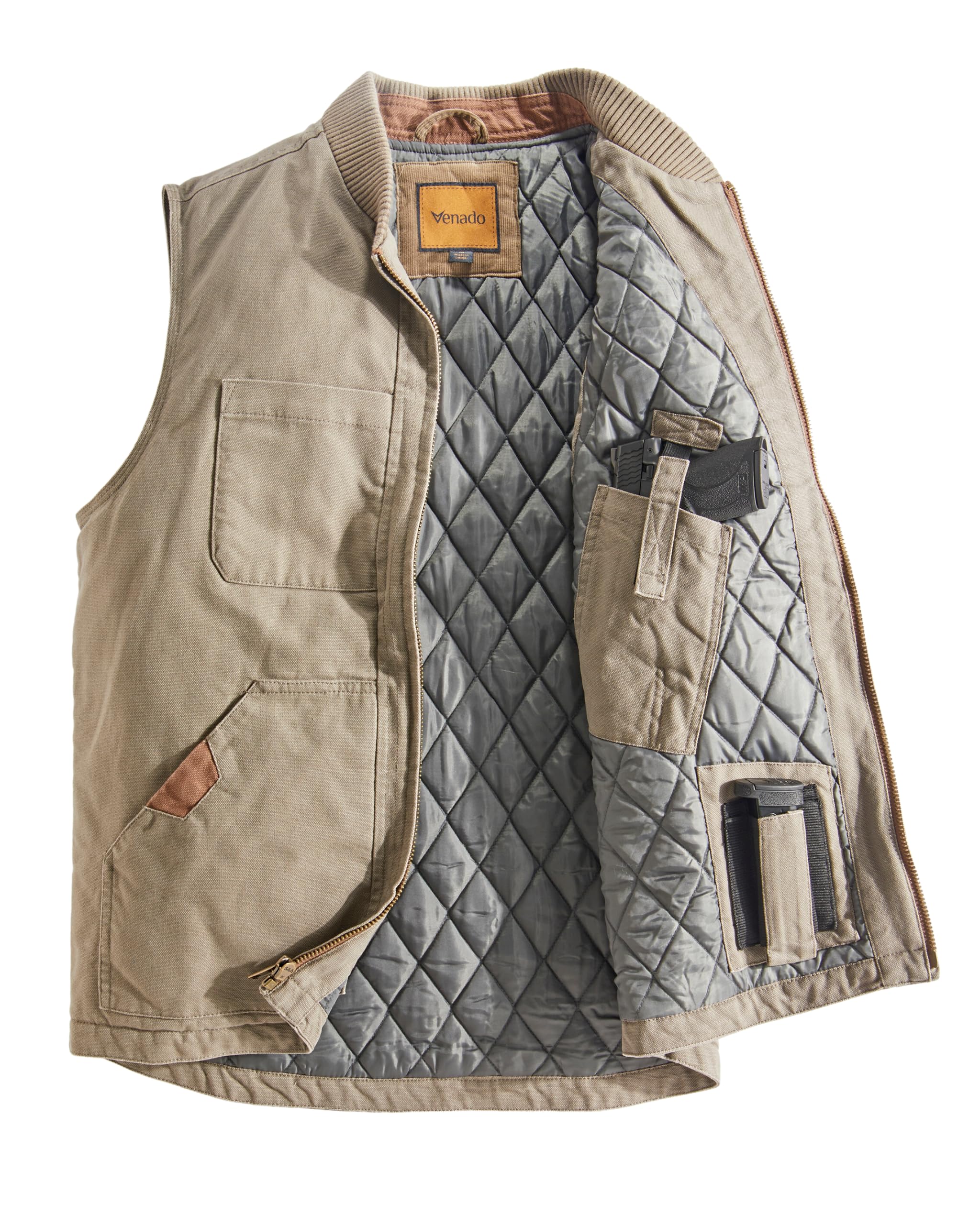 Snapklik.com : Venado Concealed Carry Vest For Men - Built-in Left And ...
