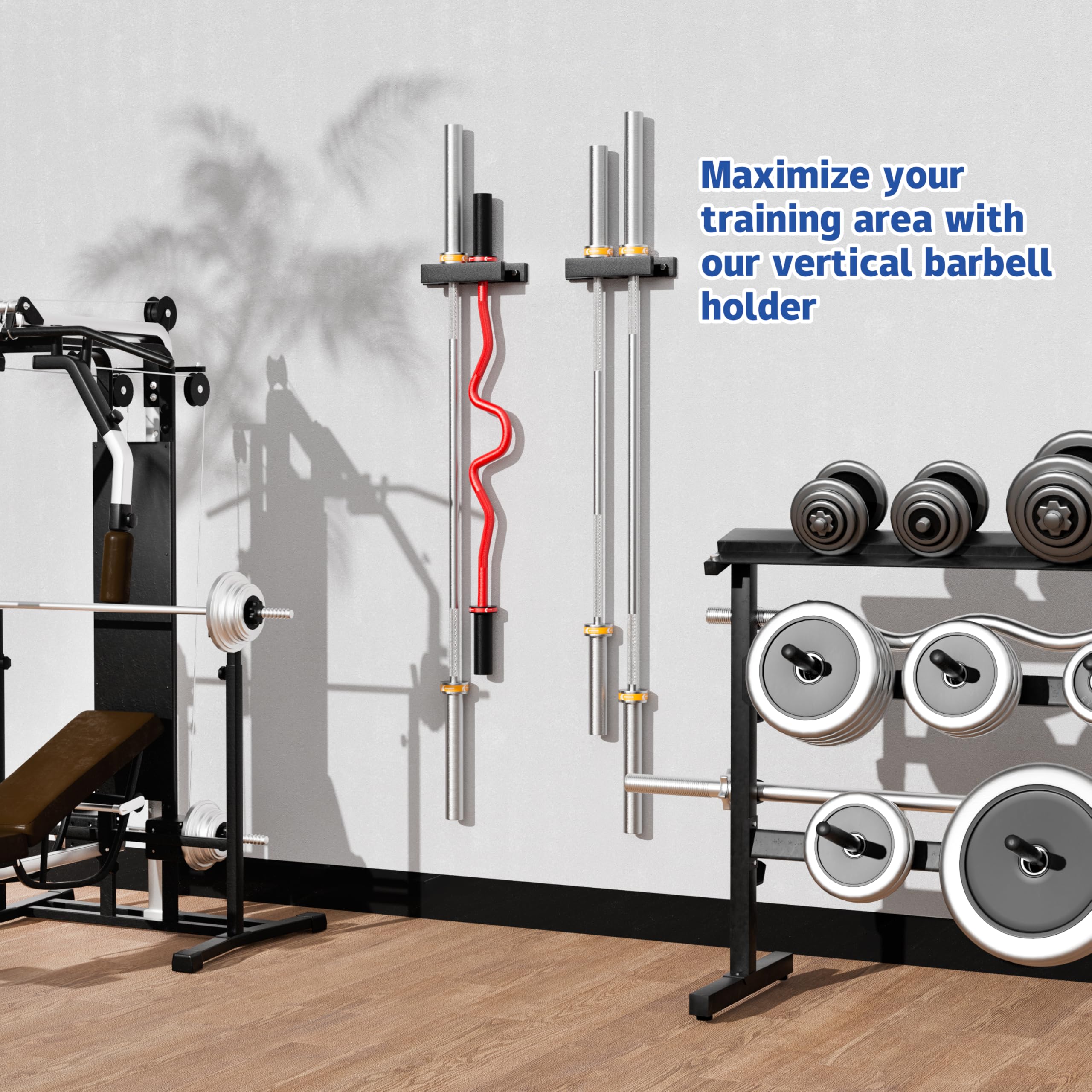 Exhaust Heat Wrap HIFLAME Single Olympic Barbell Hanger - Wall Mount ...
