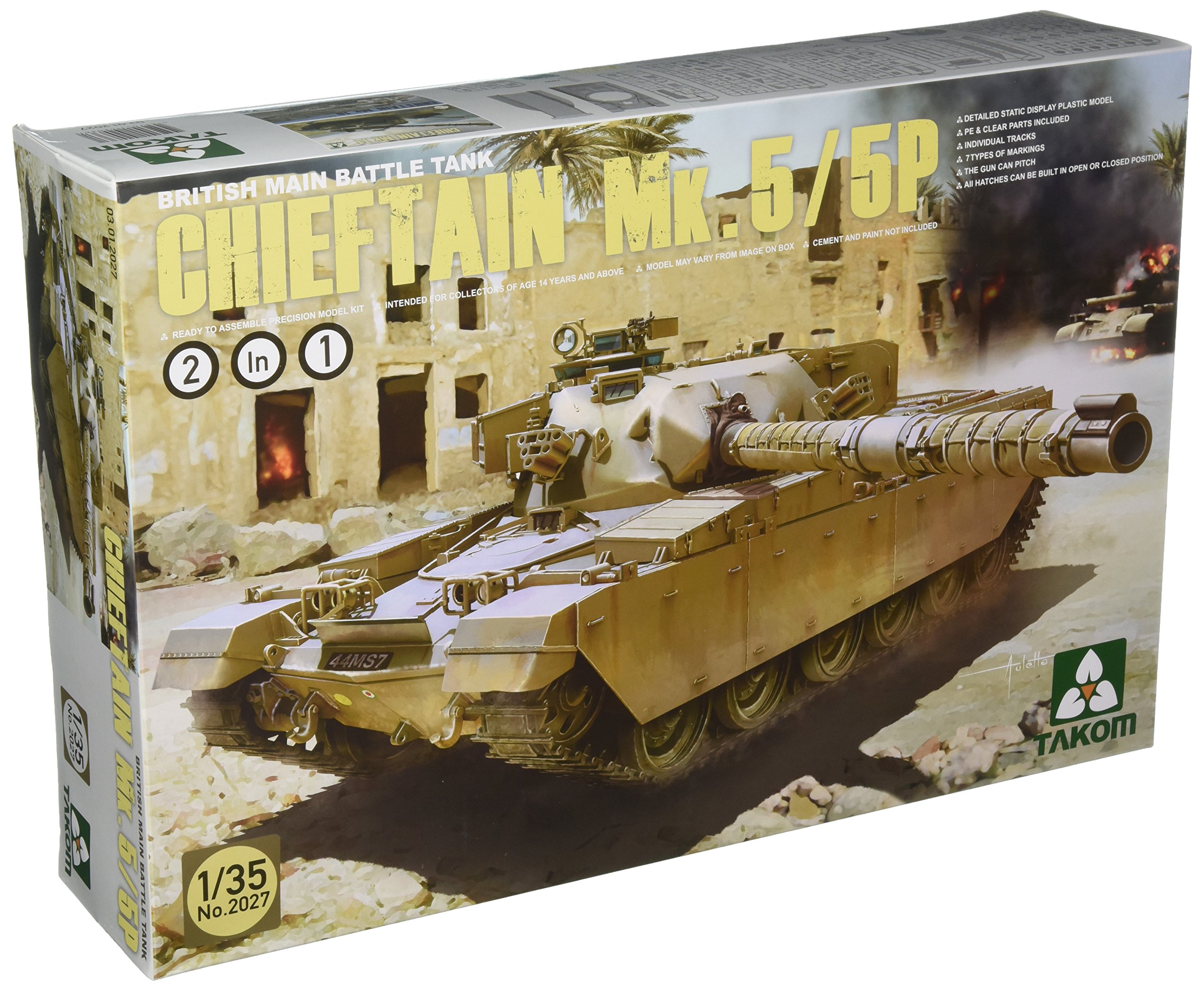 Buy TAKOM Tak/ – Model Kit British Main Battle Tank Chieftain Mk. 5/P ...