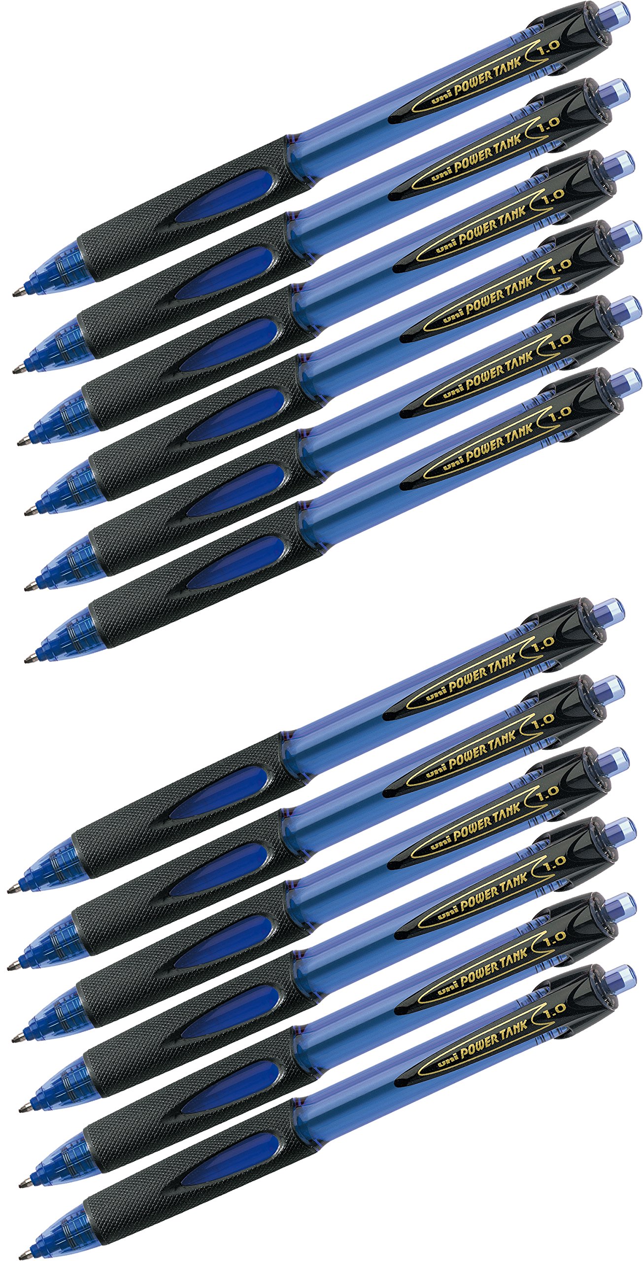 uni-ball® Powertank Ballpoint Pen with Push Mechanism, Stroke Width 0.4 ...