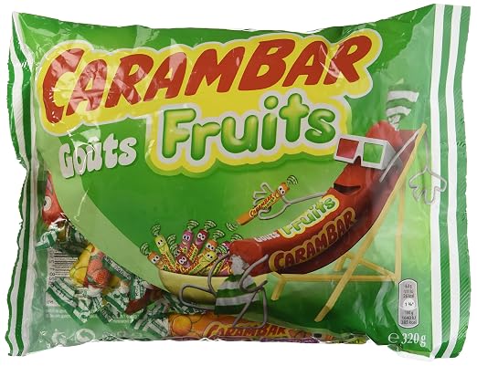 Amazon.com : Carambar Fruit 320g Bag 11.29oz : Fruit Flavored Candies ...