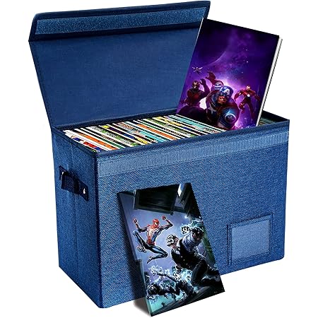 Amazon.com: YNSZAS Comic Book Storage, Comic Book Box, 15.8" X 7.8" X ...