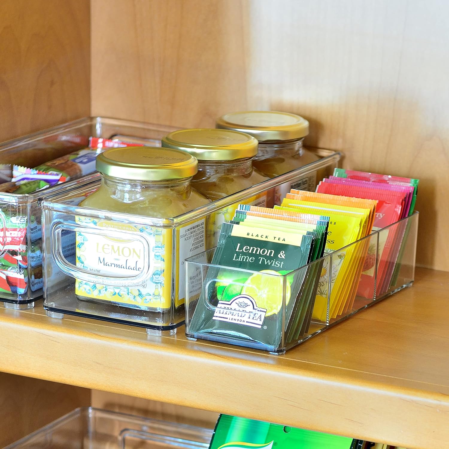 2 Pack Plastic Tea Packet Organizers, Tea Bag Holder, Tea Bag Storage ...