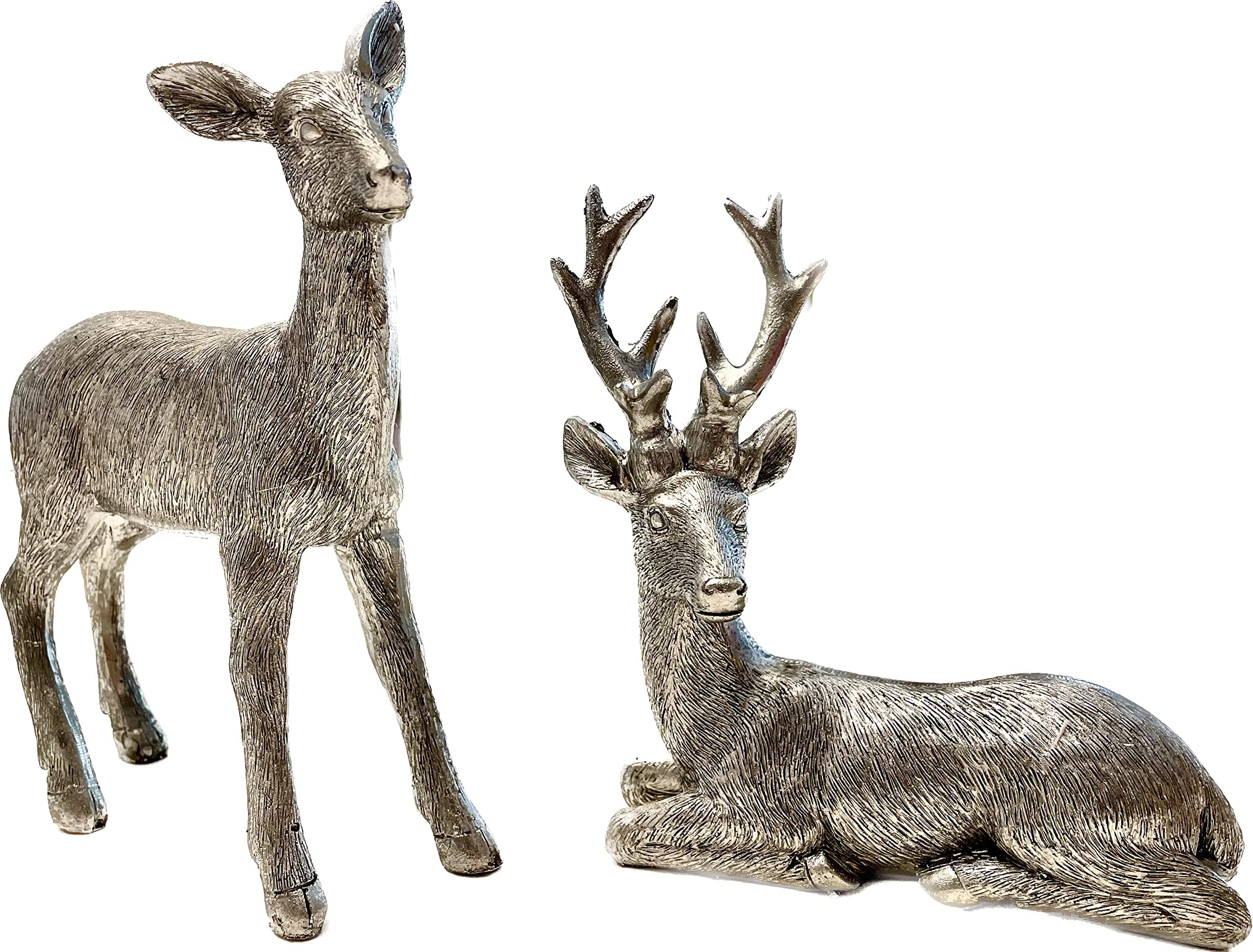 Amazon.de: khevga Weihnachtsdekoration Tisch Hirsch Deko Weihnachten ...