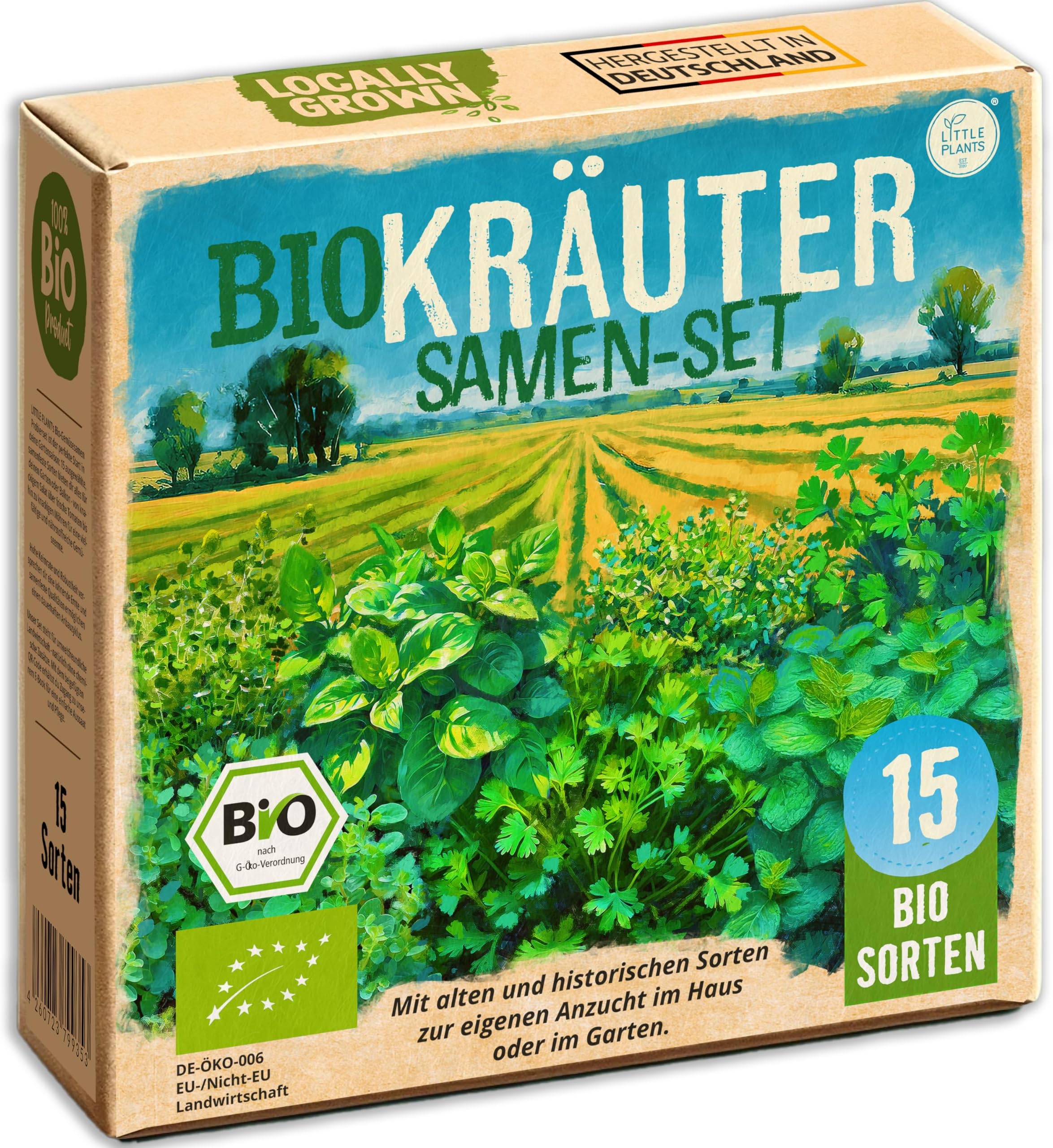 OwnGrown Kräuter Samen Set 12 Sorten Garten und Küchenkräuter Samen ...
