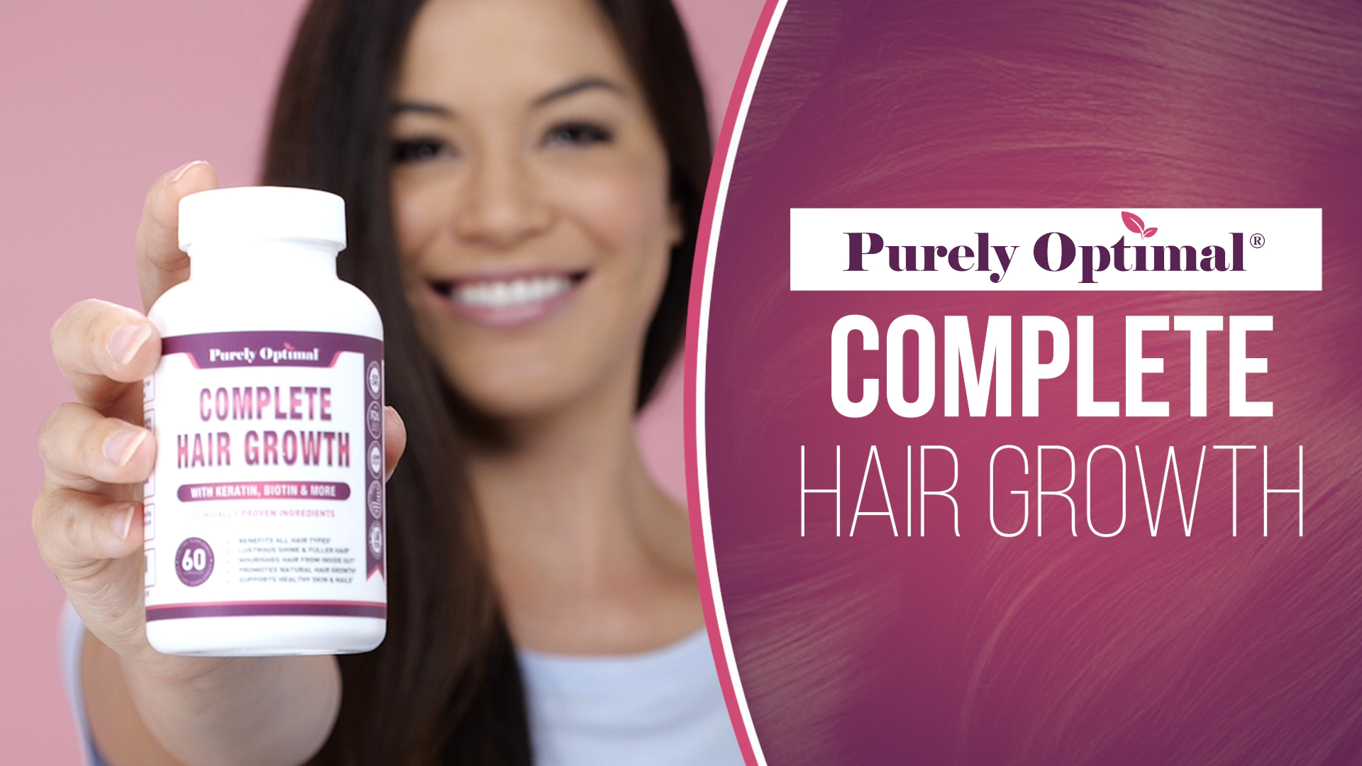 Watch Purely Optimal's Complete Hair Growth on Amazon Live