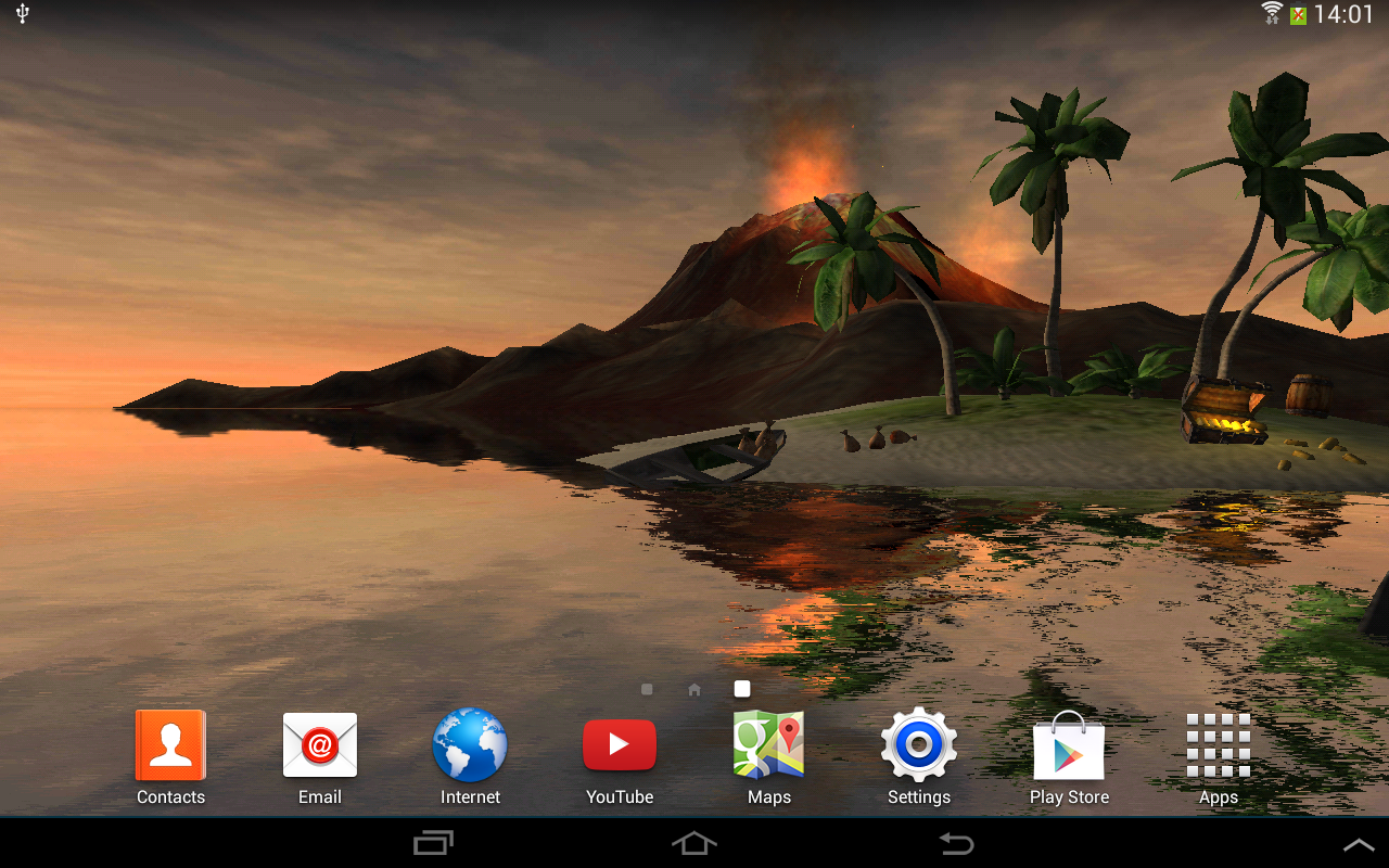 Aplicación 3D Volcano Live Wallpaper en Amazon Appstore
