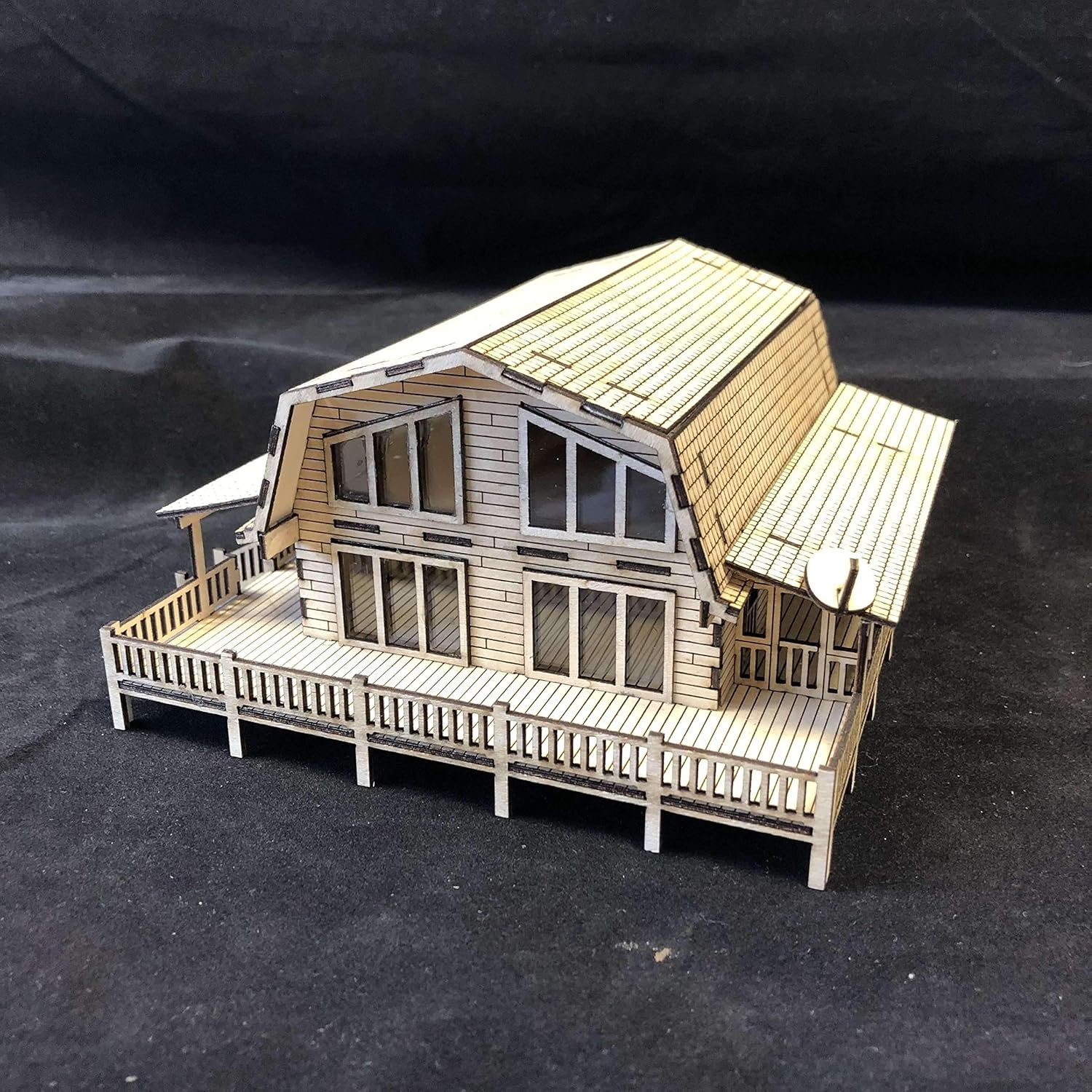 Deluxe Laser Cut Cabin Kit HO/OO Scale : Amazon.co.uk: Toys & Games