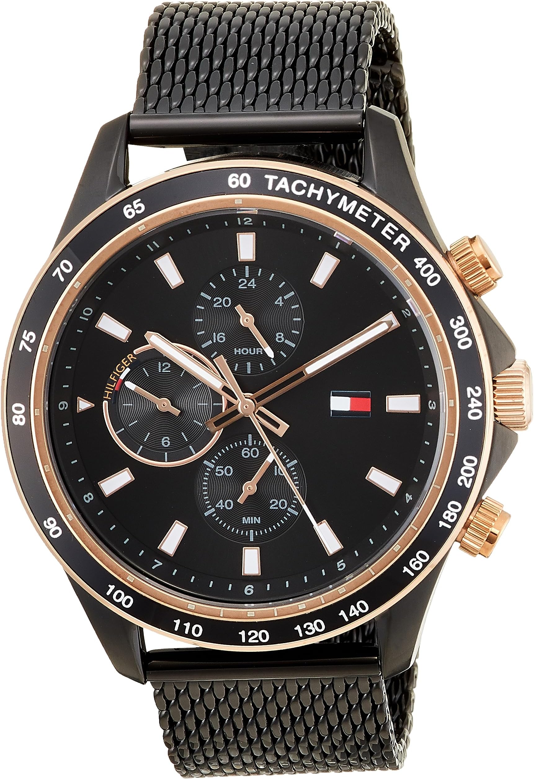 Amazon.co.jp: [トミーヒルフィガー] 腕時計 MILES 1792020 メンズ ブラック [並行輸入品] : ファッション