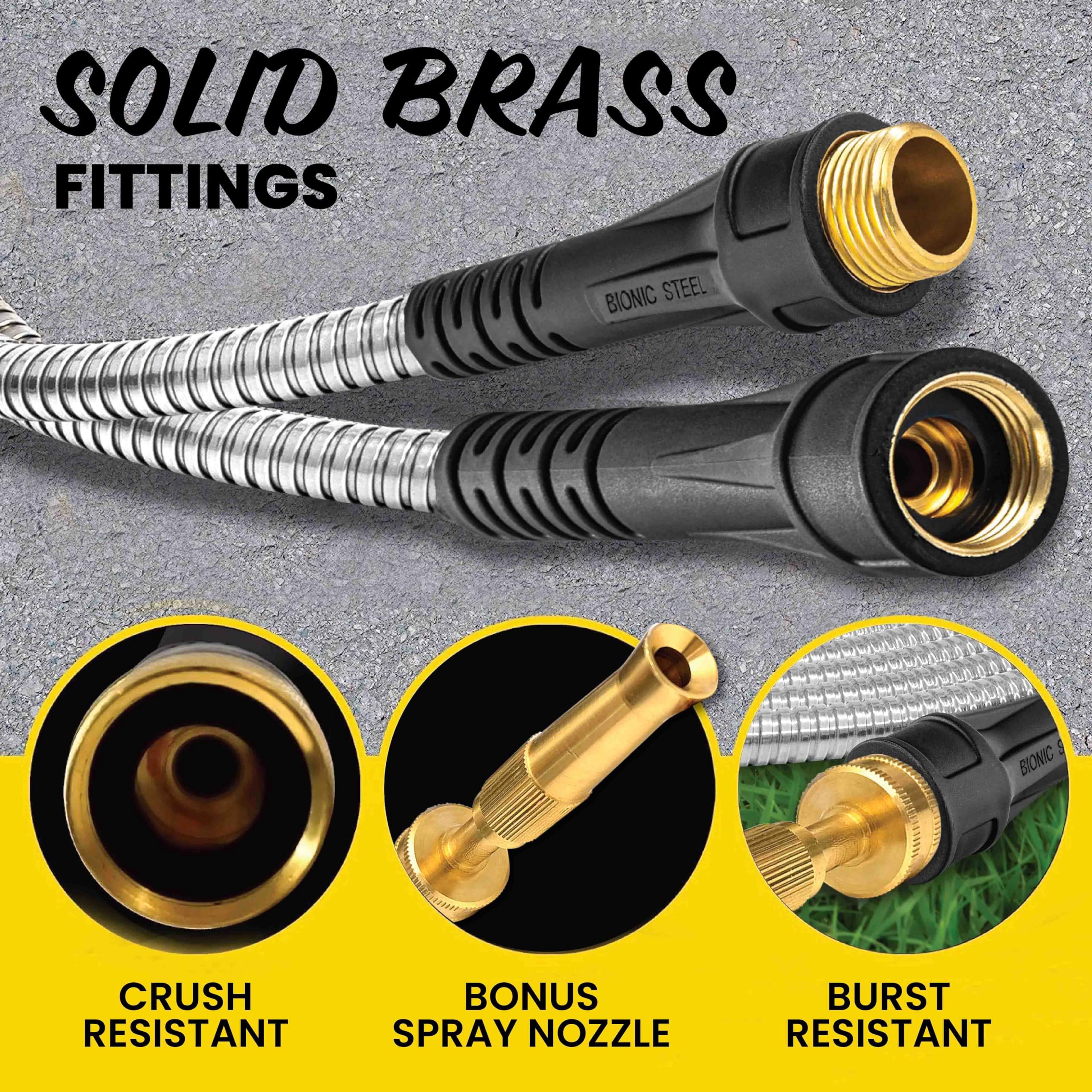 Snapklik.com : Bionic Steel Pro 125 FT Garden Hose