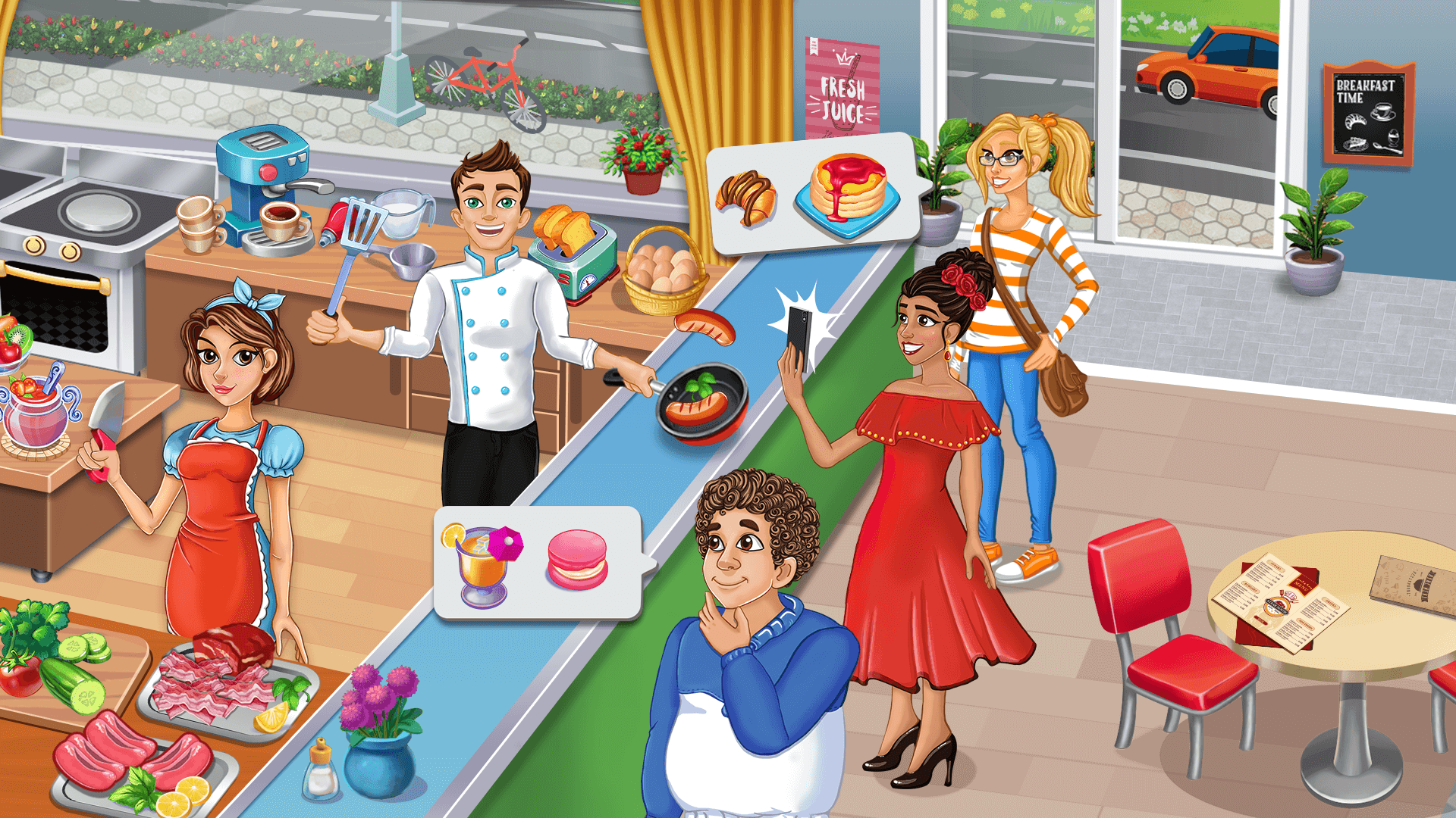 Crazy chef cooking fever: kitchen restaurant Games: Cook delicious food ...