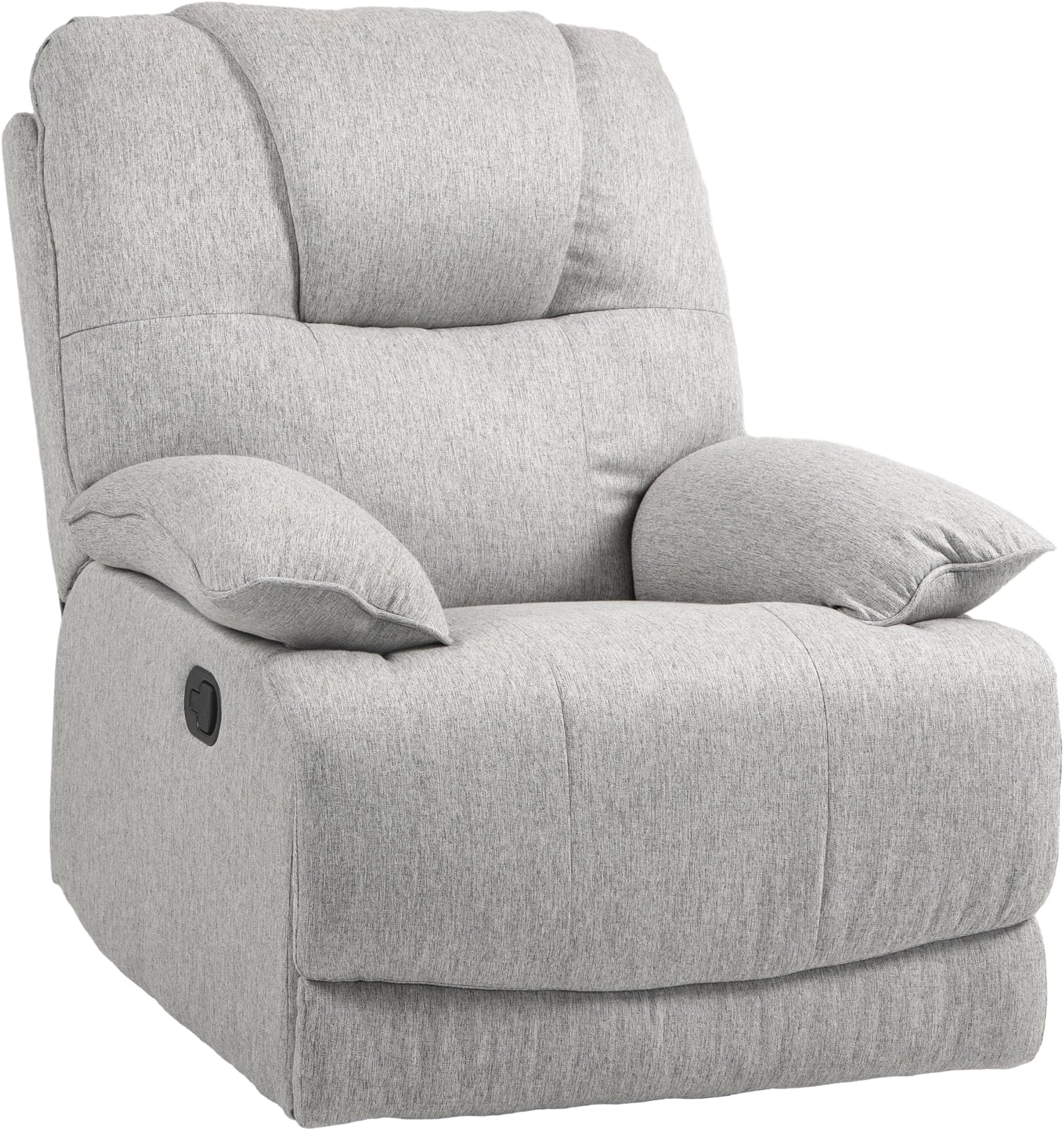 HOMCOM Fauteuil de Relaxation Fauteuil Relax de Salon inclinable ...