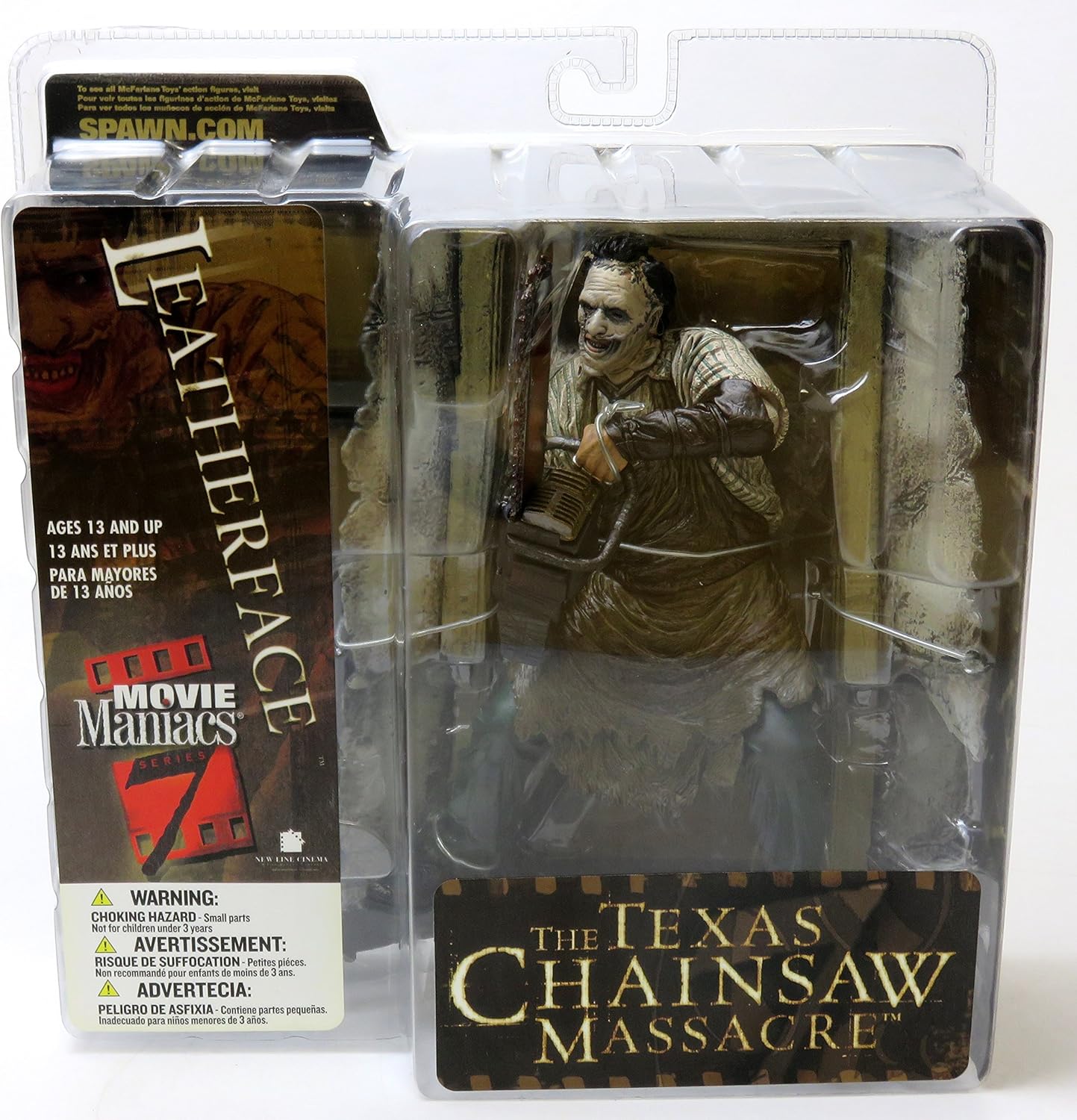 Amazon.com: Movie Maniacs Series 7 Figure: Texas Chainsaw - Leatherface ...