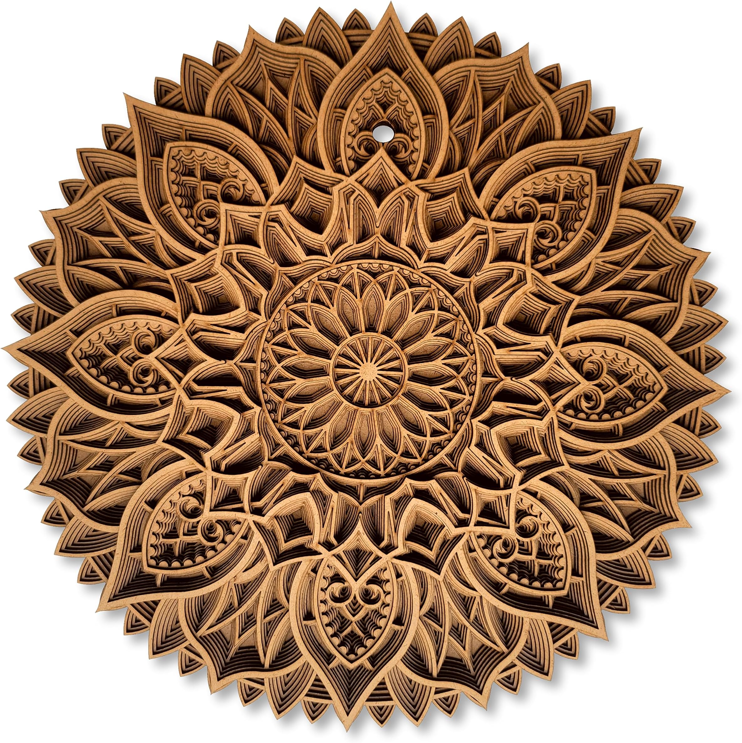 Gloridec Wooden 3D Laser Cut Decorative Mandala Wall Decor | Decorative ...