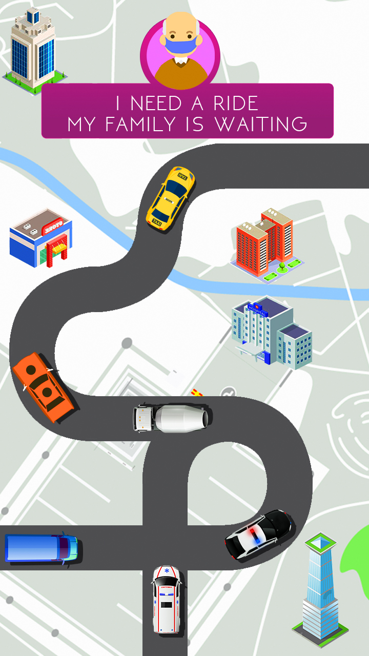 Pick me car 3d pick up driving: new car racing bridge runway race game ...