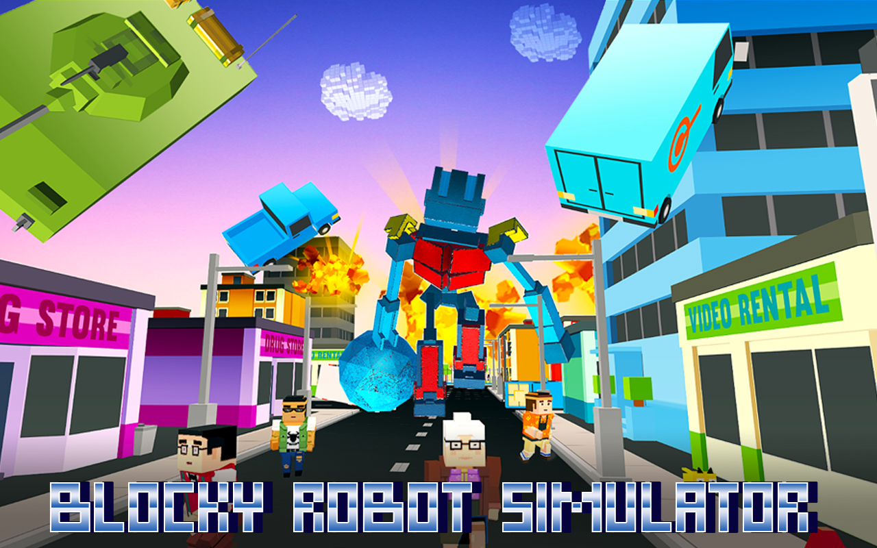 Blocky Robot Smash:Amazon.co.uk:Appstore for Android