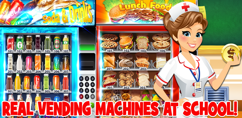 Real Vending Machine Simulator - Kids Snack Machines & School Lunch ...