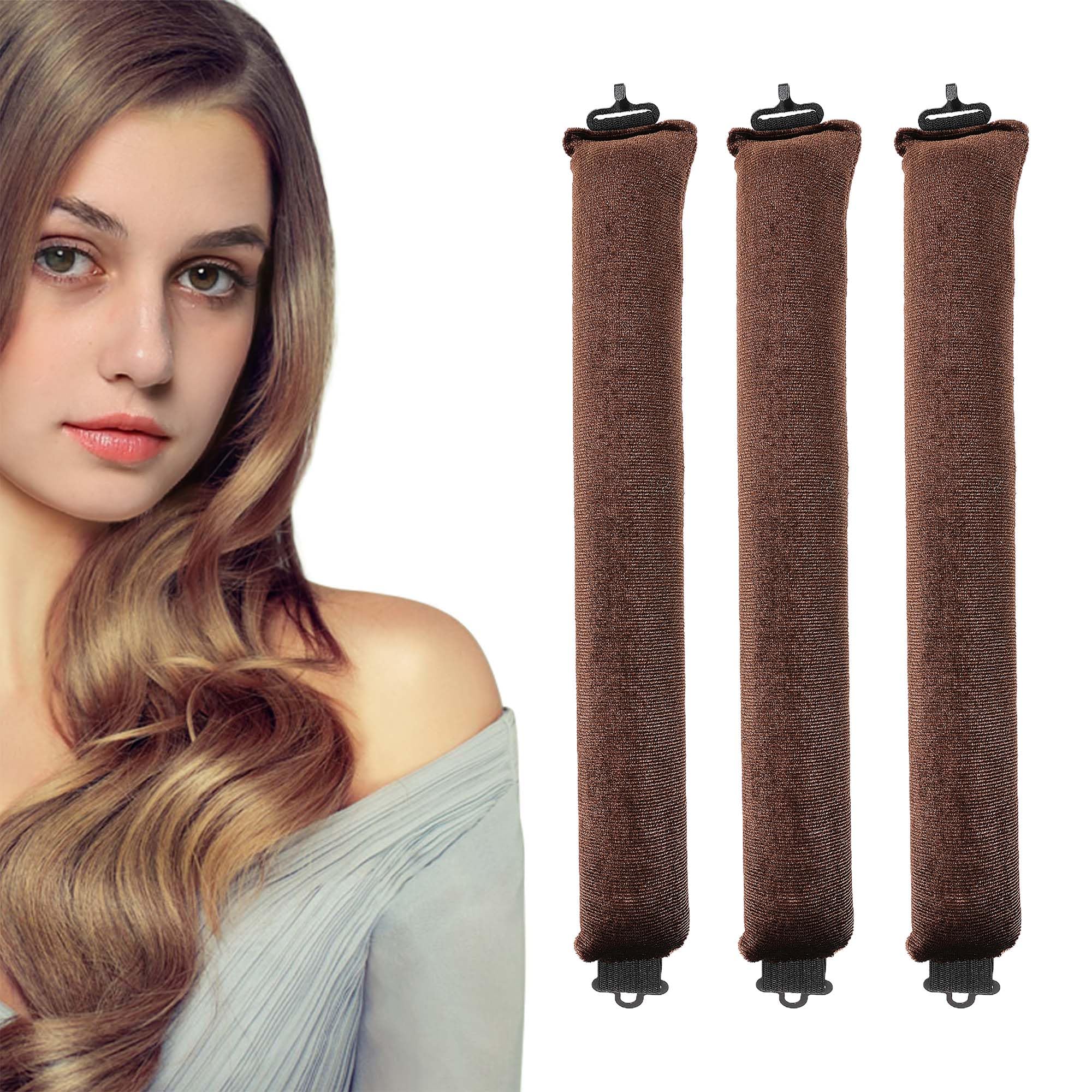 Heatless Hair Curlers, Heatless Curls Overnight Blowout Rods for Long ...