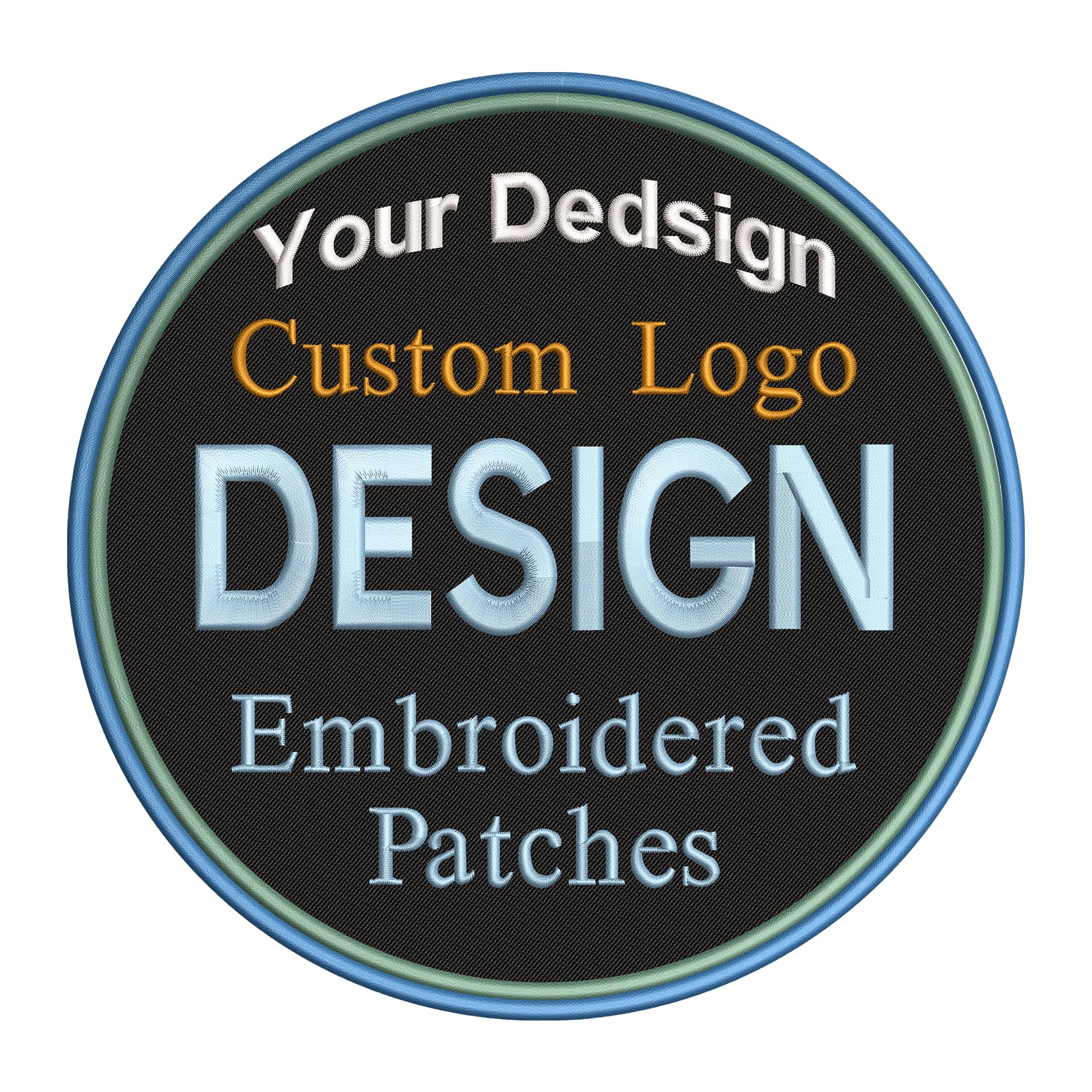 Amazon.com: Pamaheart Customized Logo Patches Embroidered, Image Patches Custom, Custom ...