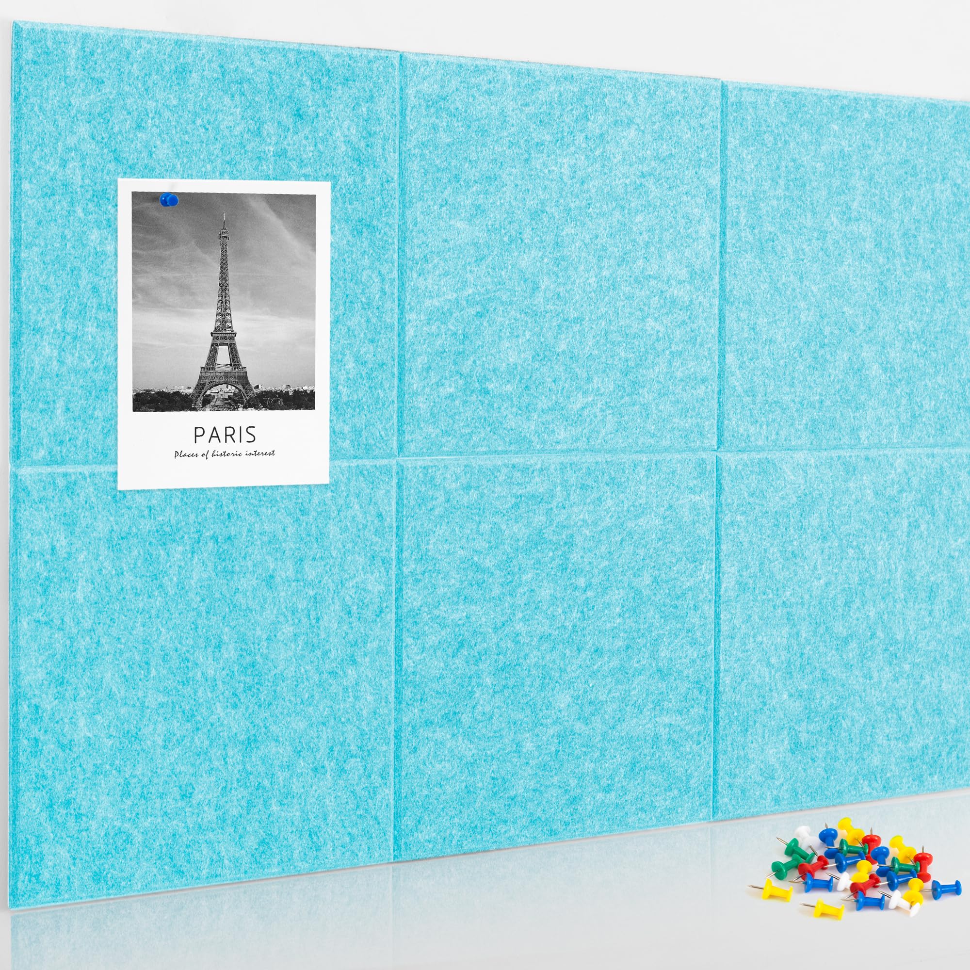 Amazon.com : AKTOP Cork Board Bulletin Board 24"x36", 6 Pack Removable ...