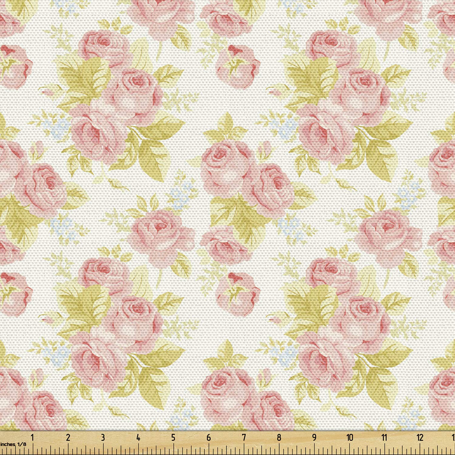 Vintage Rose Print Fabric