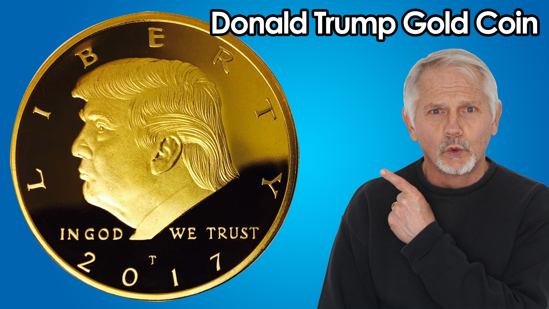 Watch Donald Trump Gold Plated Collectable Coin on Amazon Live