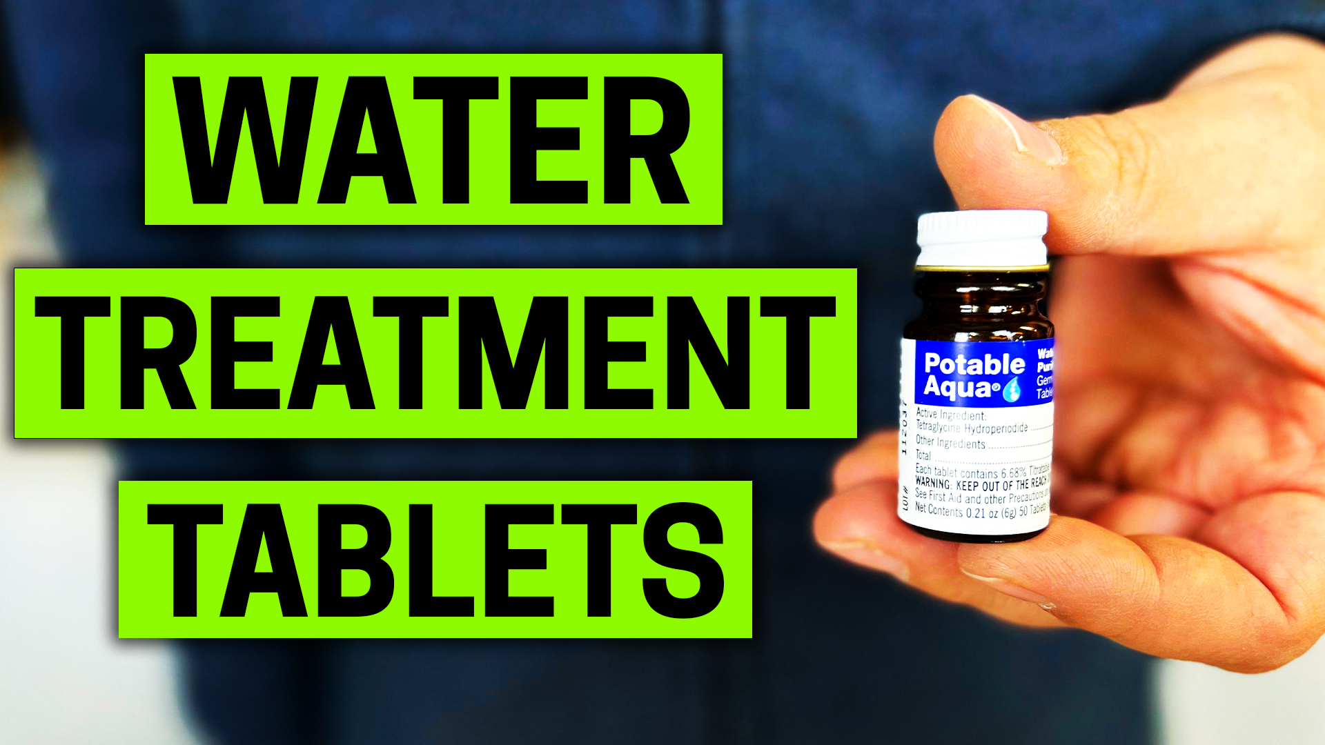 Watch IMPORTANT TIP! How to use Potable Aqua Water Treatment Tablets ...