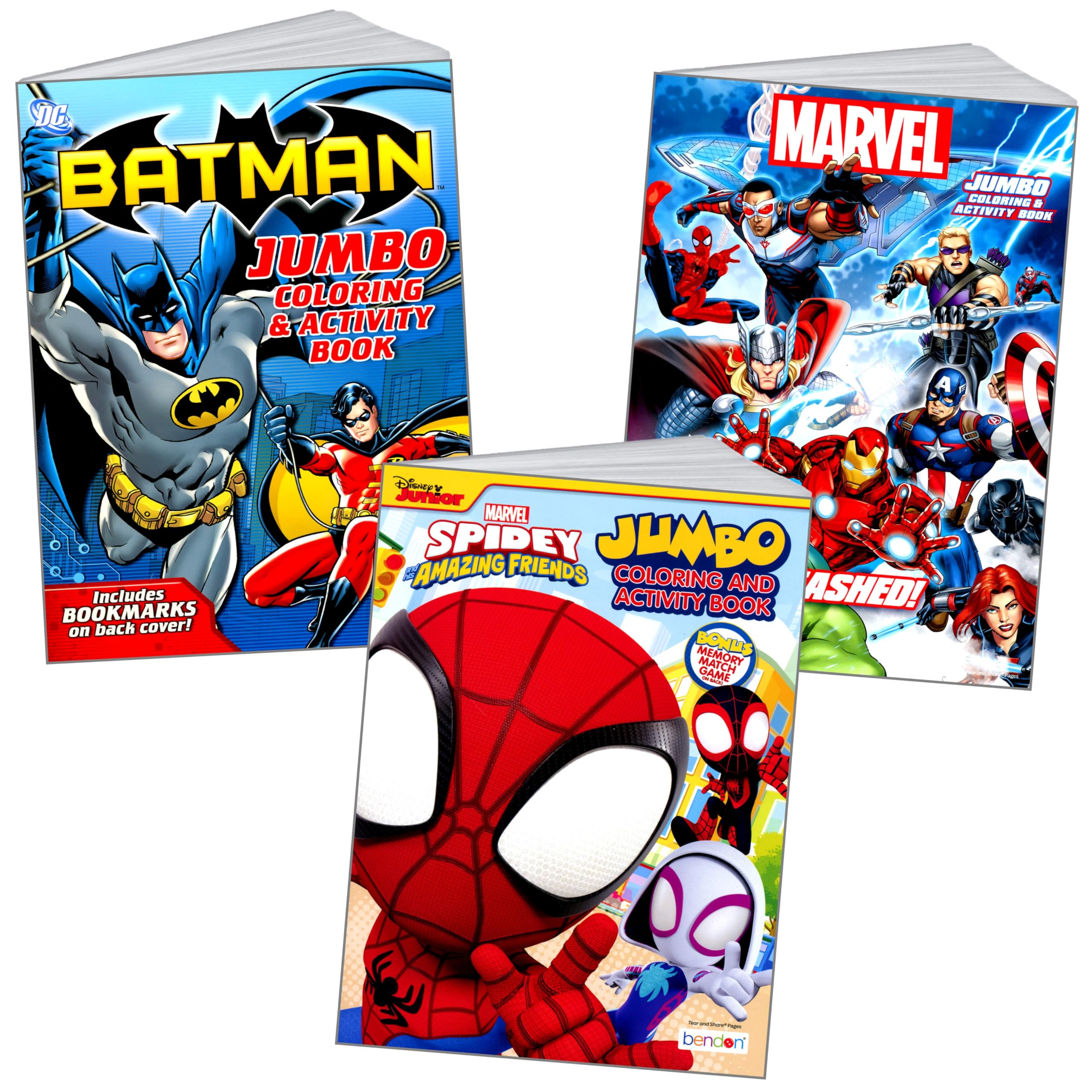 Snapklik.com : Bendon Superhero Coloring Book And Stickers Activity Set ...