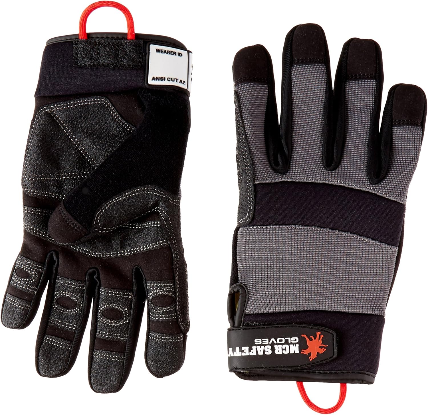 MCR Safety 917L Multi-Task Gloves, Synthetic Leather Palm, Rough Pvc ...