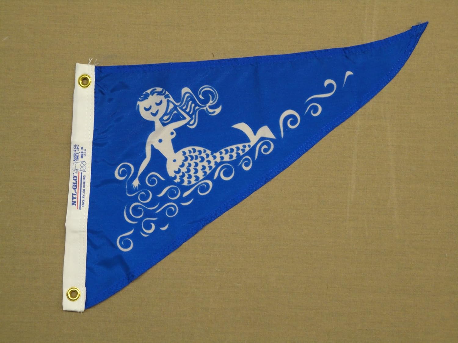 Amazon.com : Mermaid Fun Indoor Outdoor Dyed Nylon Boat Flag Pennant ...