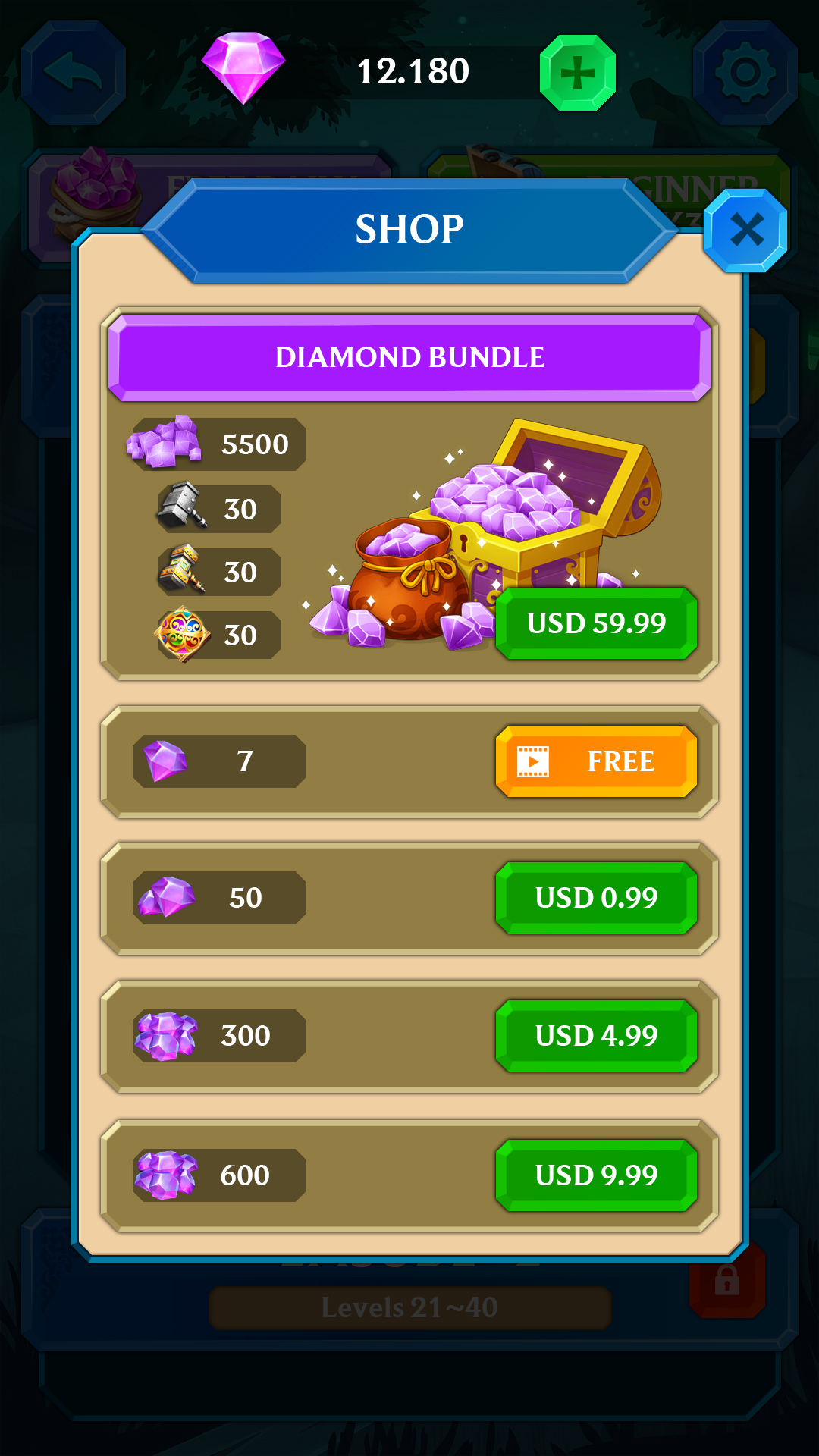Magic Jewel Quest - Mystery Match 3 Puzzle Game - App on Amazon Appstore