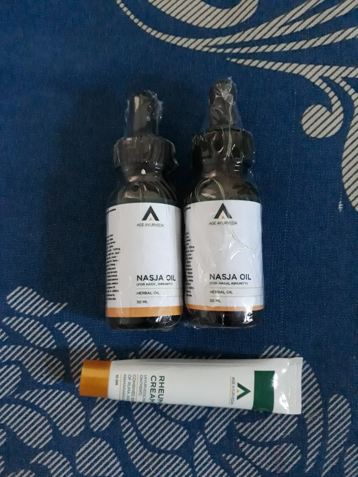 Buy Age Ayurveda Nasja oil Nasal Drop for Dry Nose Unblocked Nasal ...