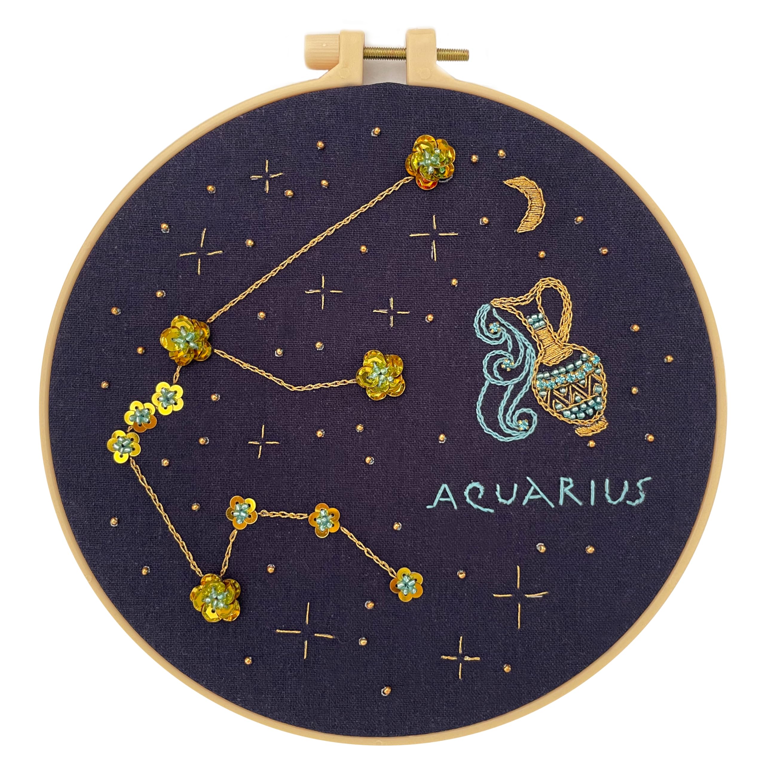 Amazon.com: mozhijing Constellation Embroidery Kit for Adults with ...
