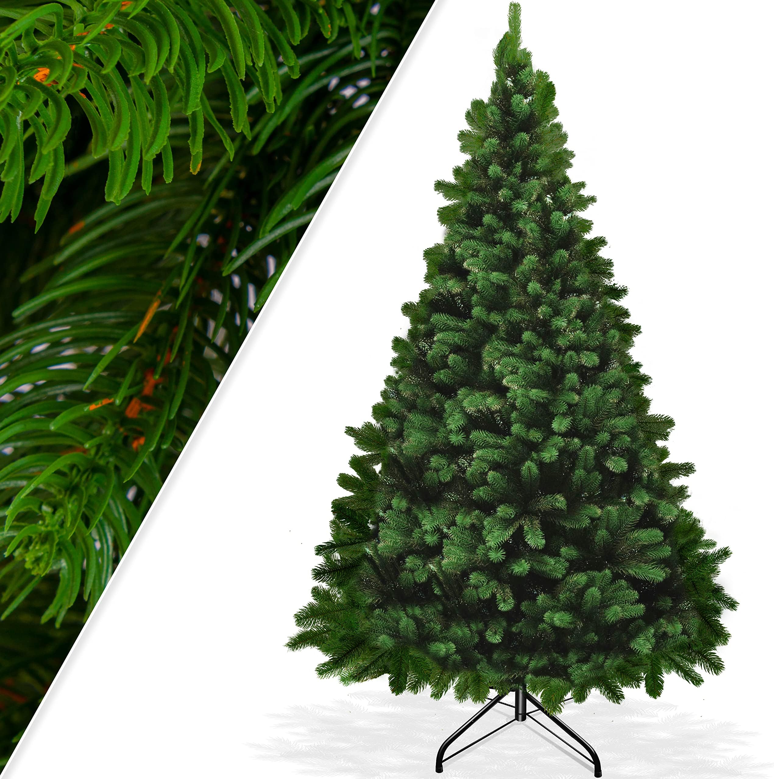 Amazon.de: RS Trade® HXT 19001 210 cm künstlicher PVC Weihnachtsbaum (Ø ...