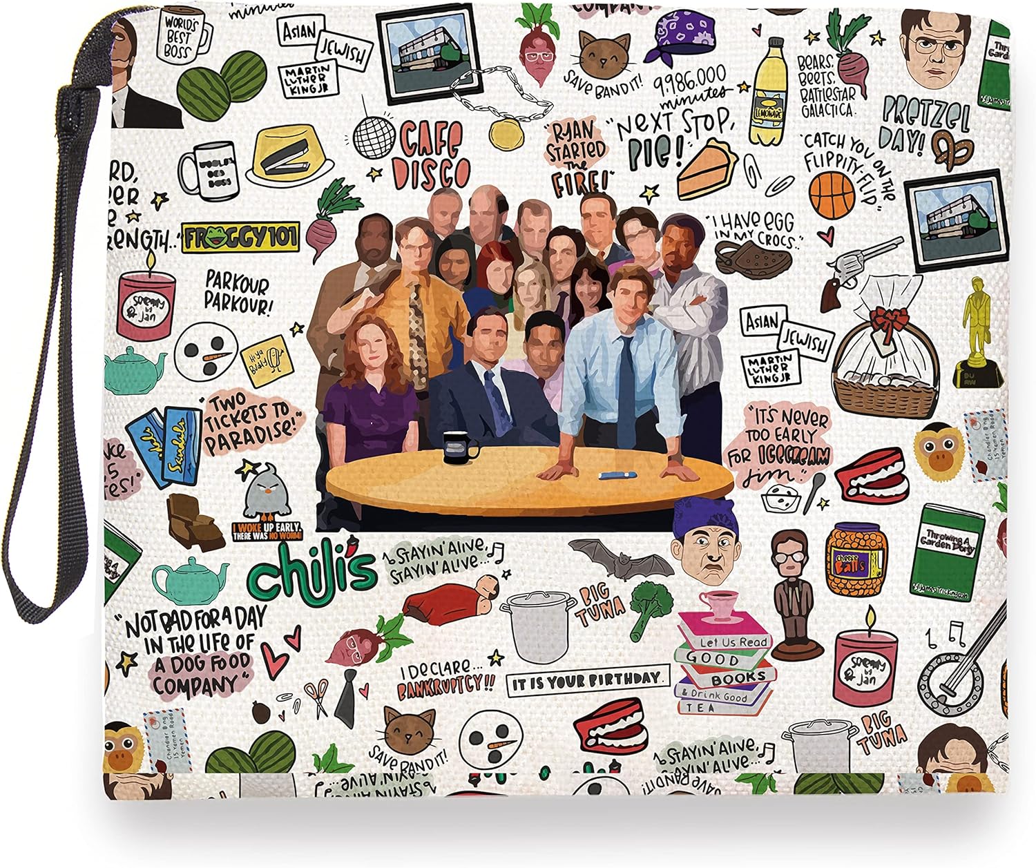 Amazon.com: Office Merchandise Fans Lover Makeup Bag Office Merch Gifts ...